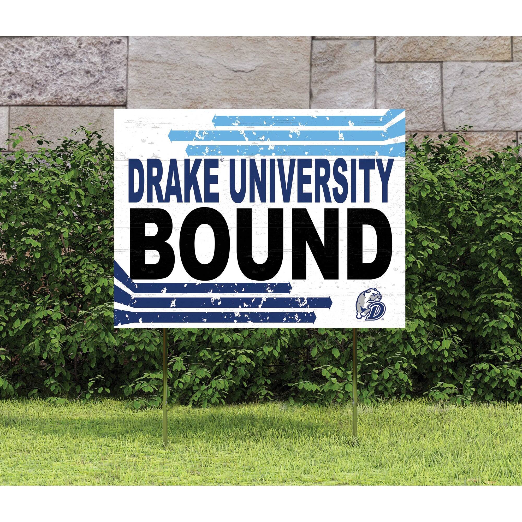 Jardine Drake Bulldogs 18" x 24" Team Yard Sign White 200638855 - Best Buy