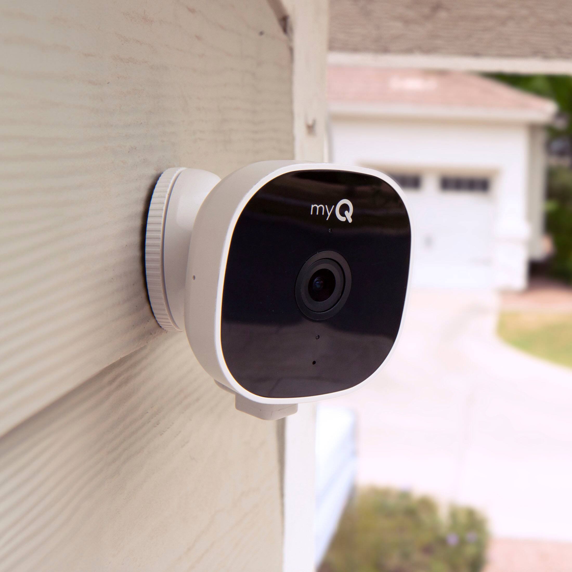 Chamberlain myQ Smart Outdoor Home Security Camera White myQ-C43AXXW - Best Buy