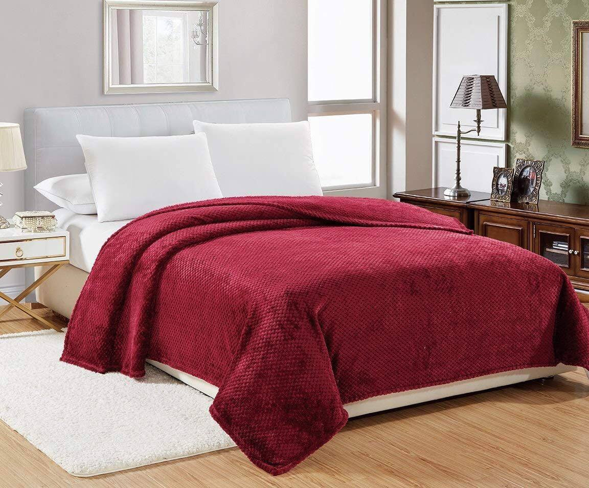 Noble House Ultra Lush Soft & Cozy Popcorn Textured Microplush Blanket ...