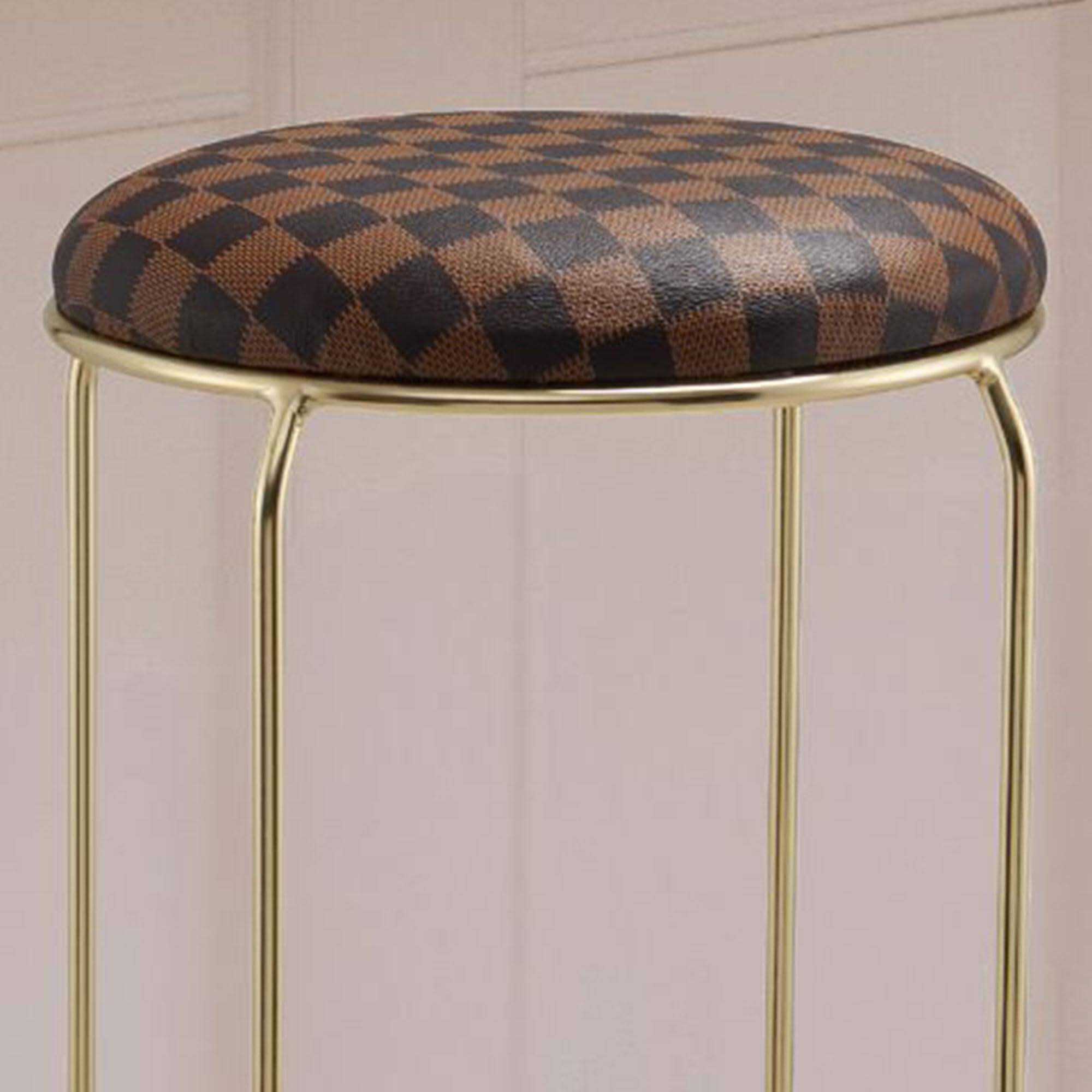 Kings Brand Furniture Carmilla Upholstered Counter Height Stool with ...