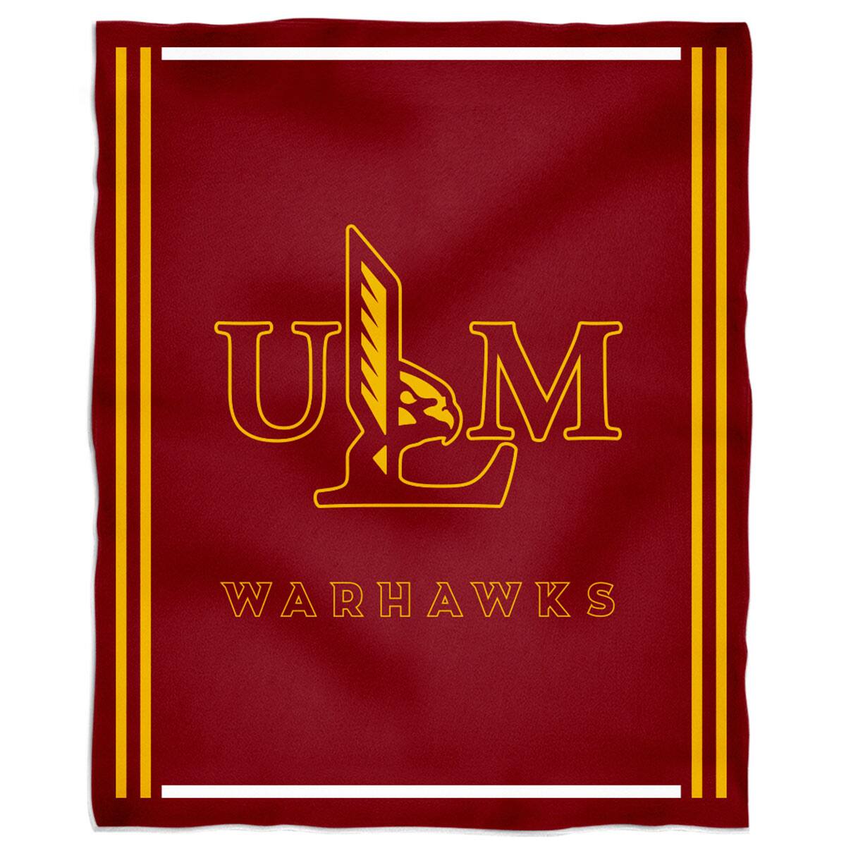 Vive La Fete ULM Warhawks 36'' x 48'' Children's Mascot Plush Blanket Multicolor 5101954 - Best Buy