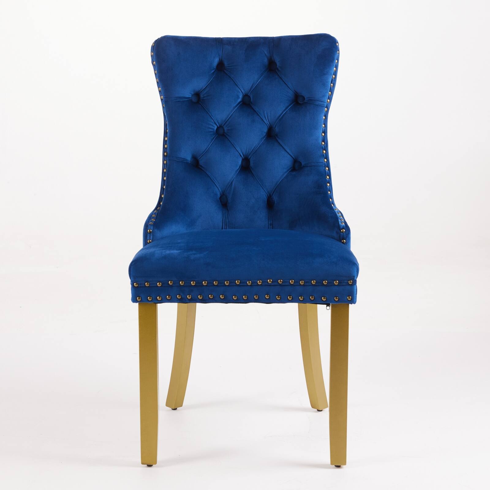 Lirago Dining Room Chairs 2 Pcs Set Lion Head Pull Ring High back ...