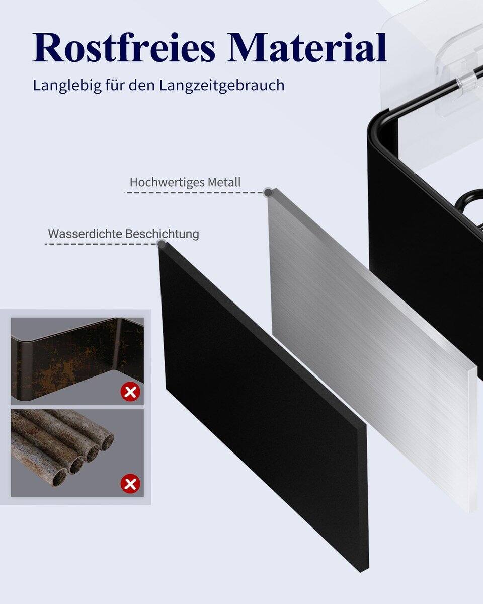 Auledio Two piece shower rack, stainless steel bathroom storage rack ...