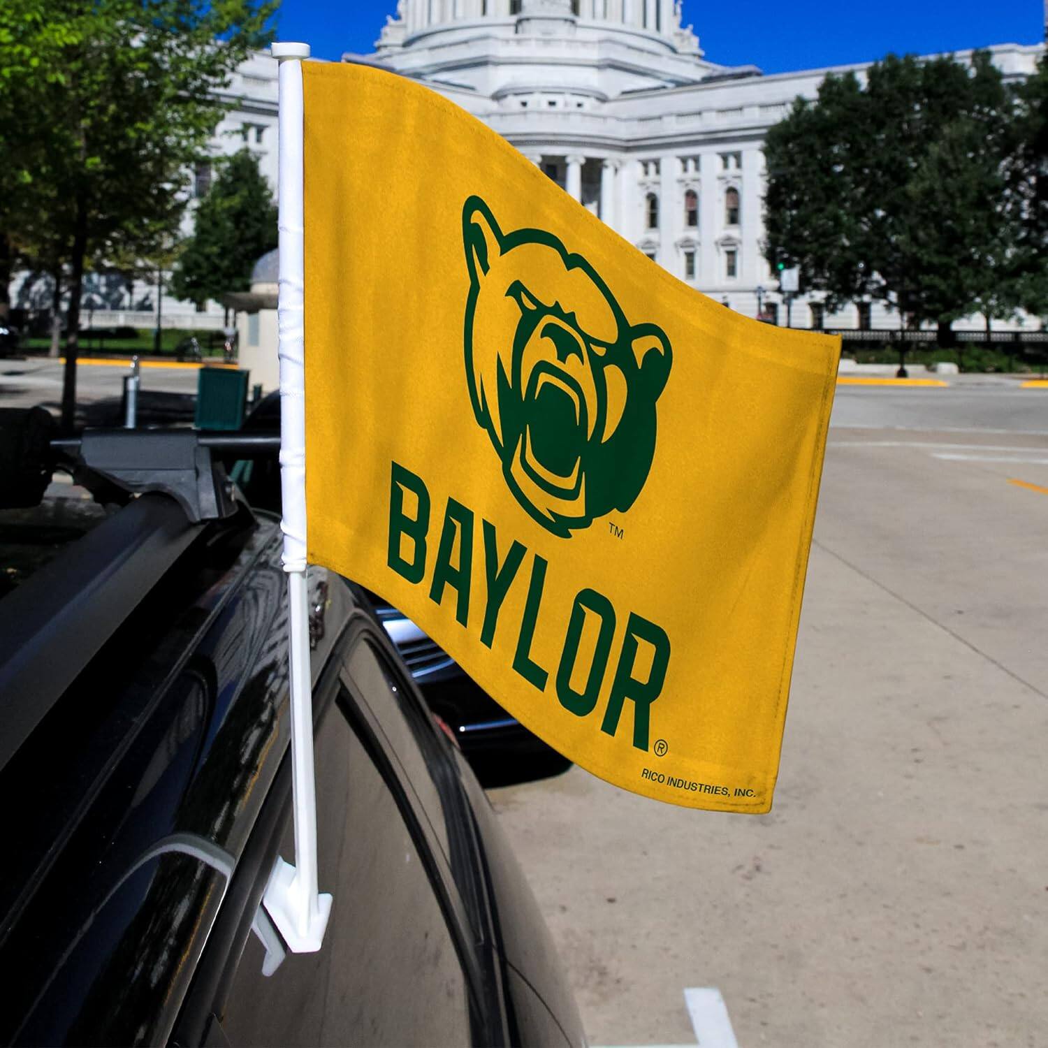 Rico Industries Baylor University Bears 11x14 Window Mount 2 Sided Car ...