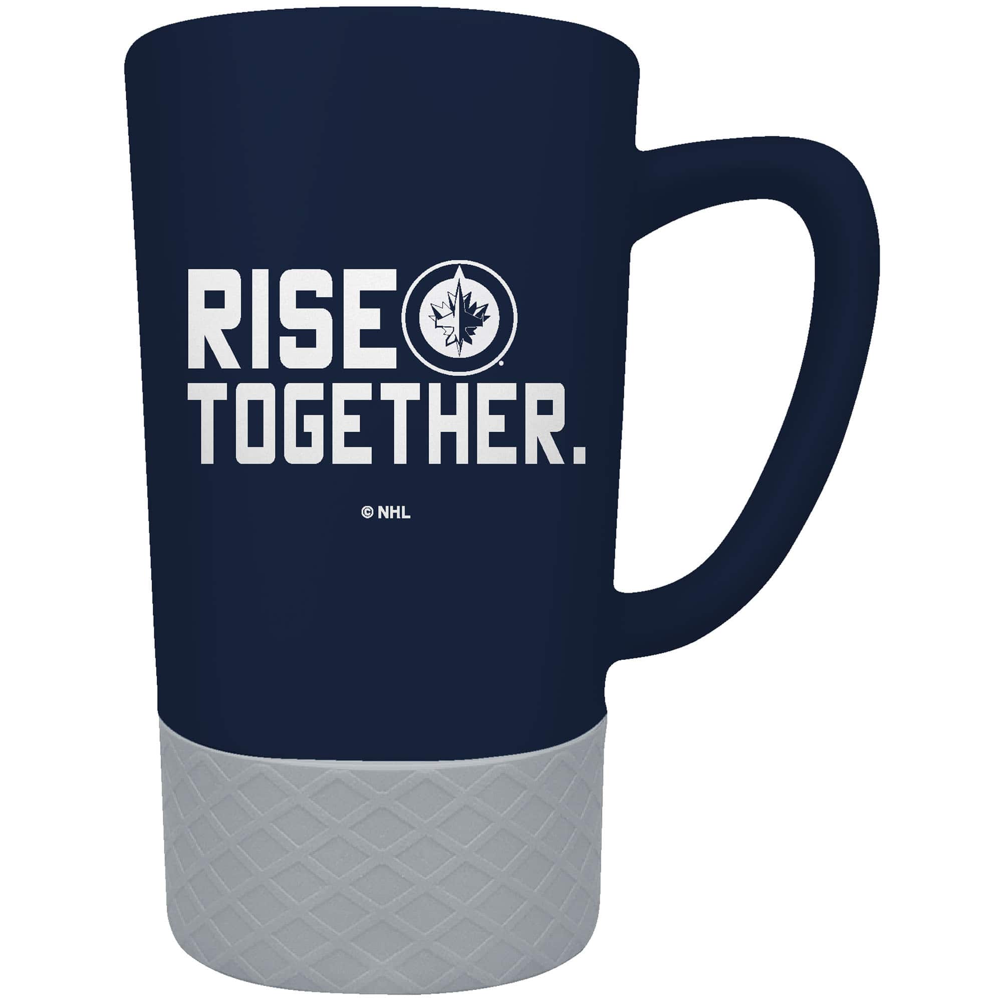 American Great Products - Winnipeg Jets Team Logo 16oz. Rally Cry Jump ...