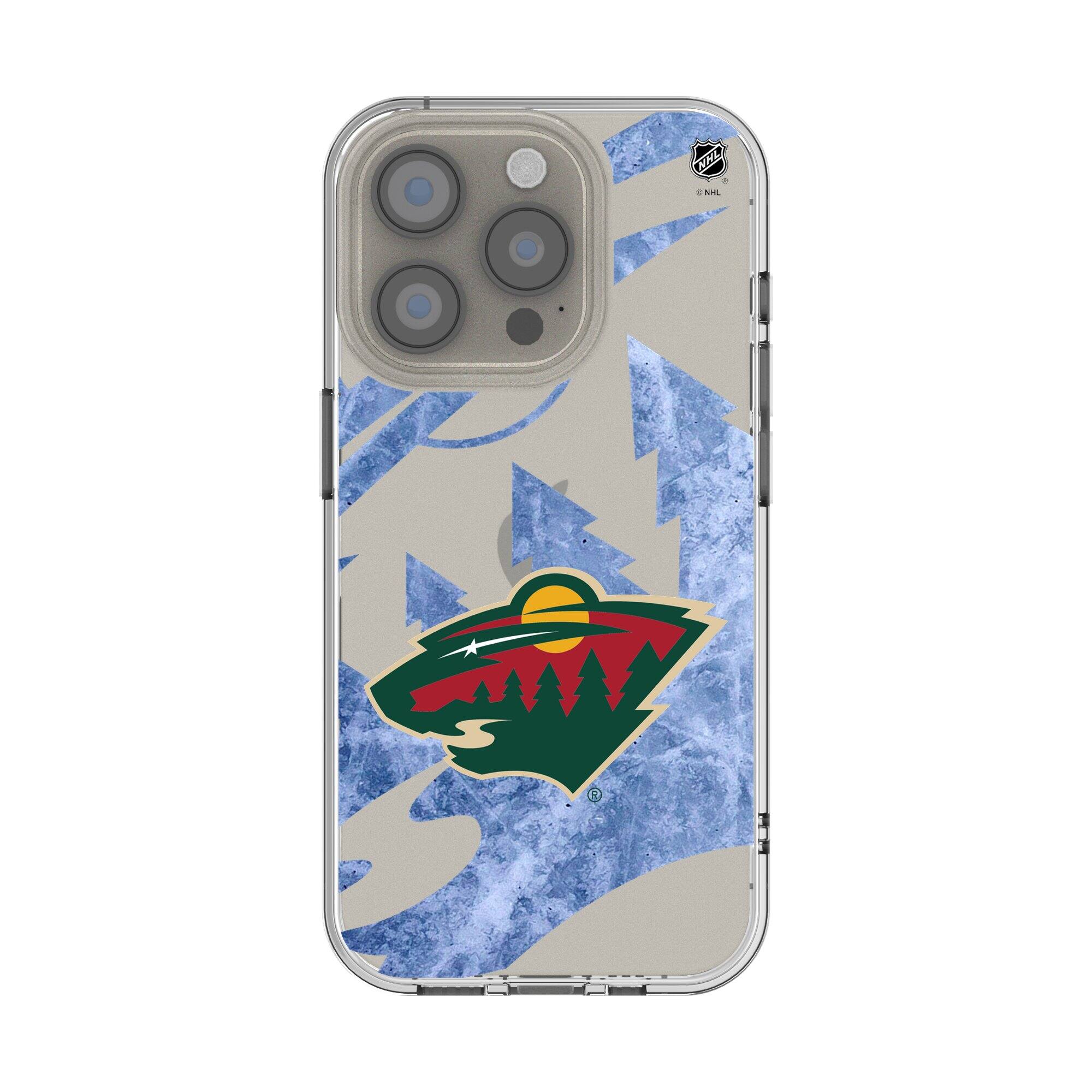 Keyscaper NHL Minnesota Wild iPhone Clear Ice Case 15 Multicolor ...