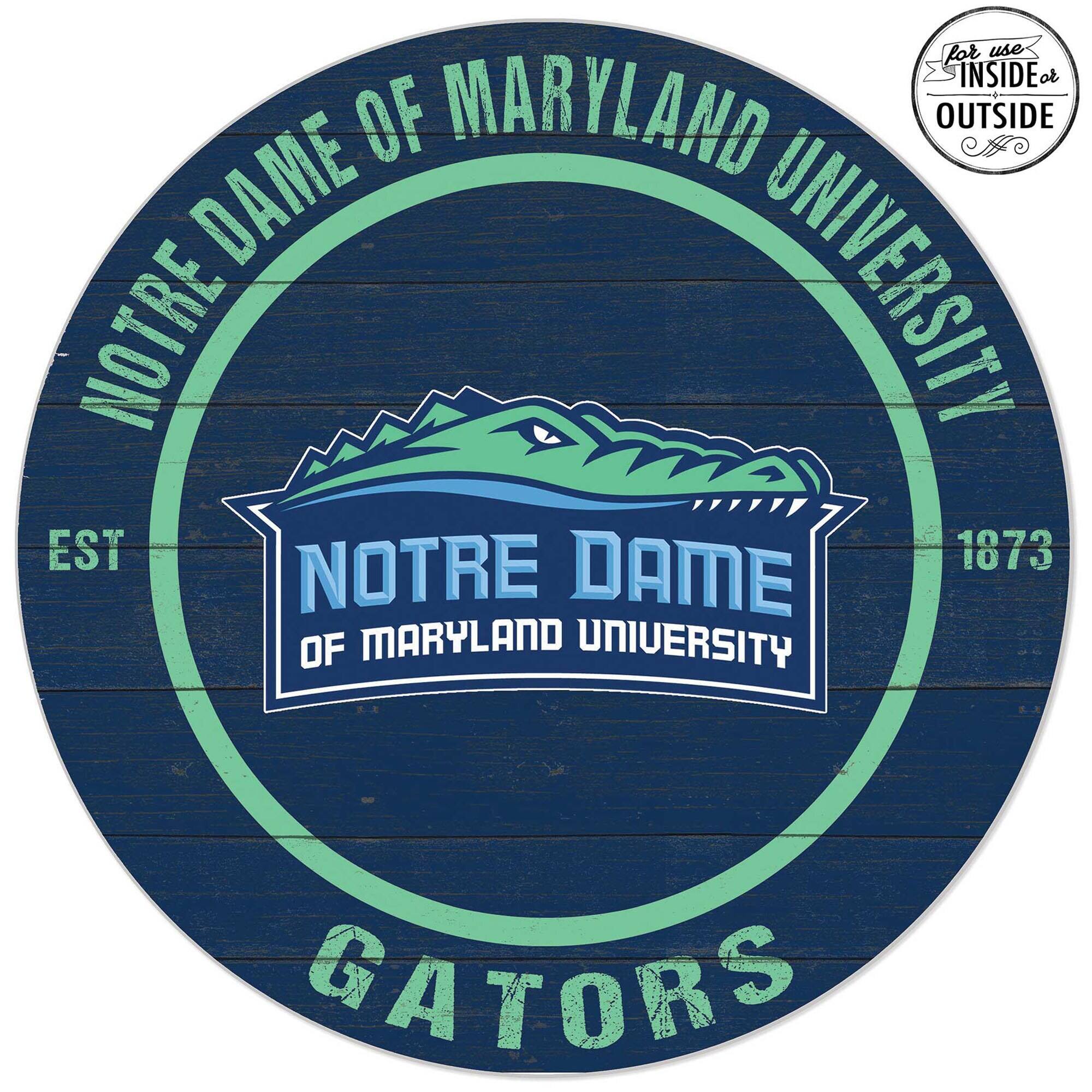 Jardine Notre Dame of Maryland Gators 20'' x 20'' Indoor/Outdoor ...