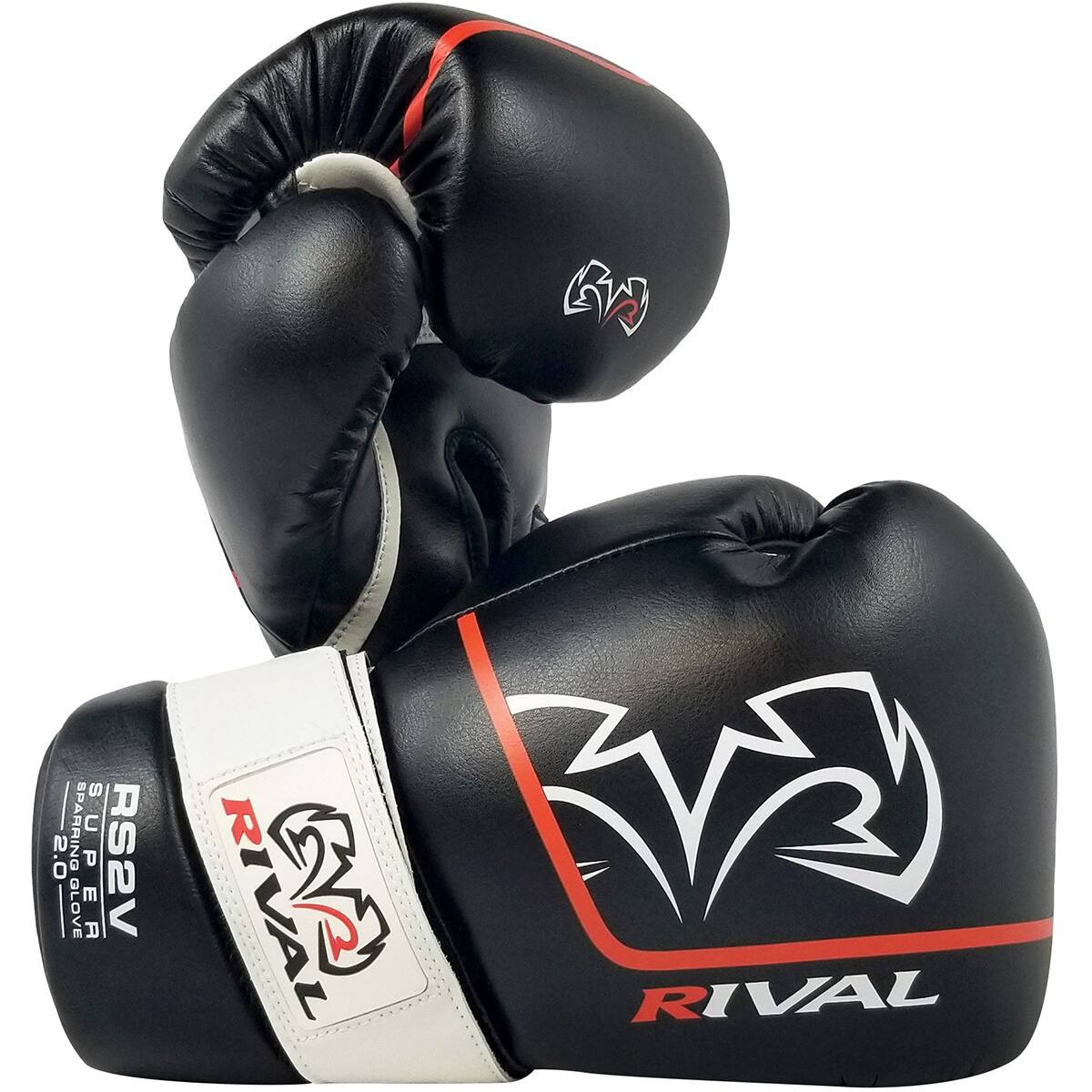 RIVAL Boxing RS2V 2.0 Super Pro Hook and Loop Sparring Gloves 18 oz ...