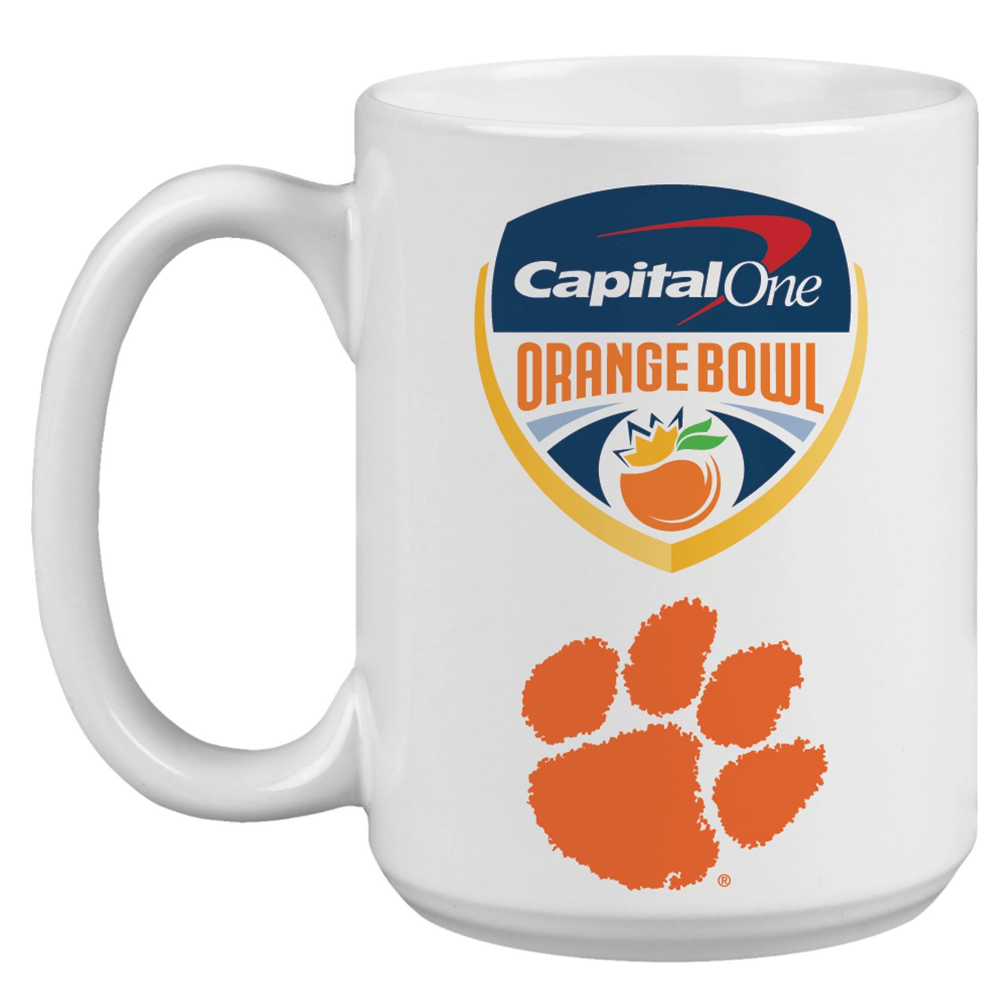 Indigo Falls Clemson Tigers 2022 Orange Bowl 15oz. Mug Multicolor ...