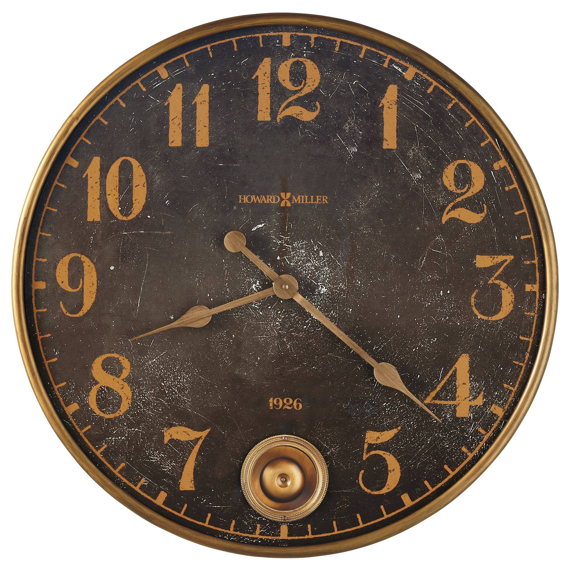 Howard Miller 625733 Union Depot Gallery Wall Clock 625733 Brown 625733 ...