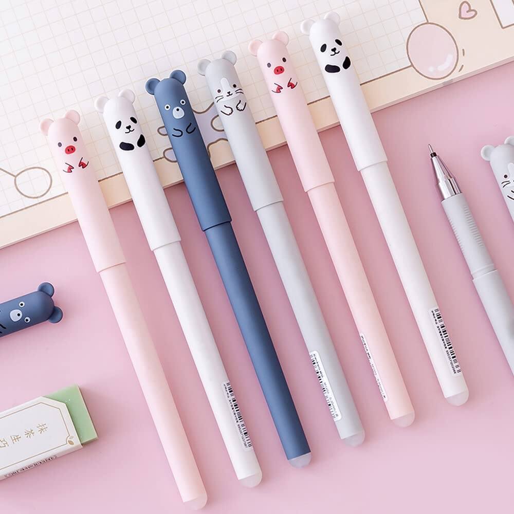 Paradigms Interiors Erasable Gel Pens + Replacement Refills Cute Cat ...