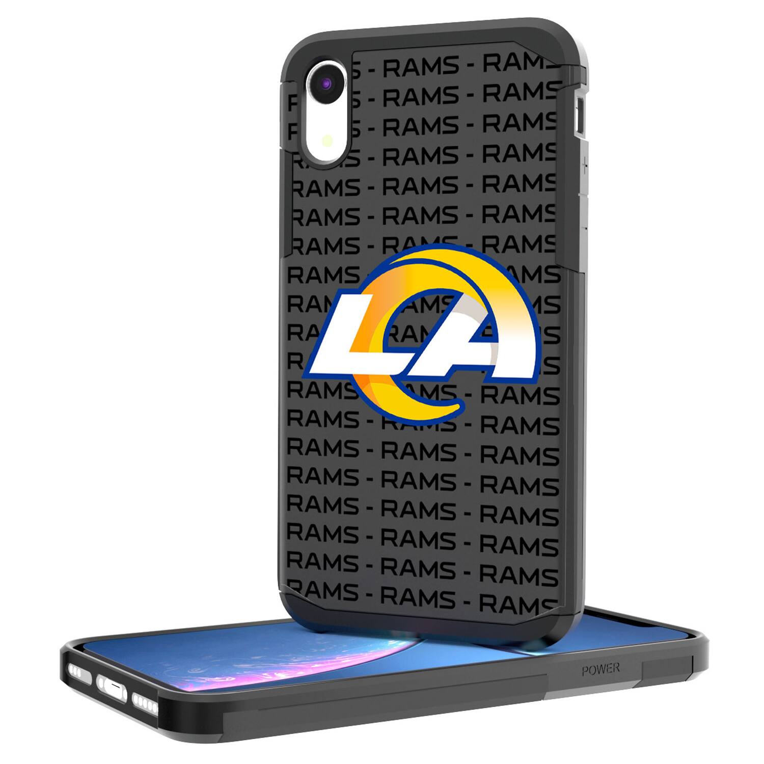 Keyscaper NFL Los Angeles Rams iPhone Rugged Case with Text Design 16 ...