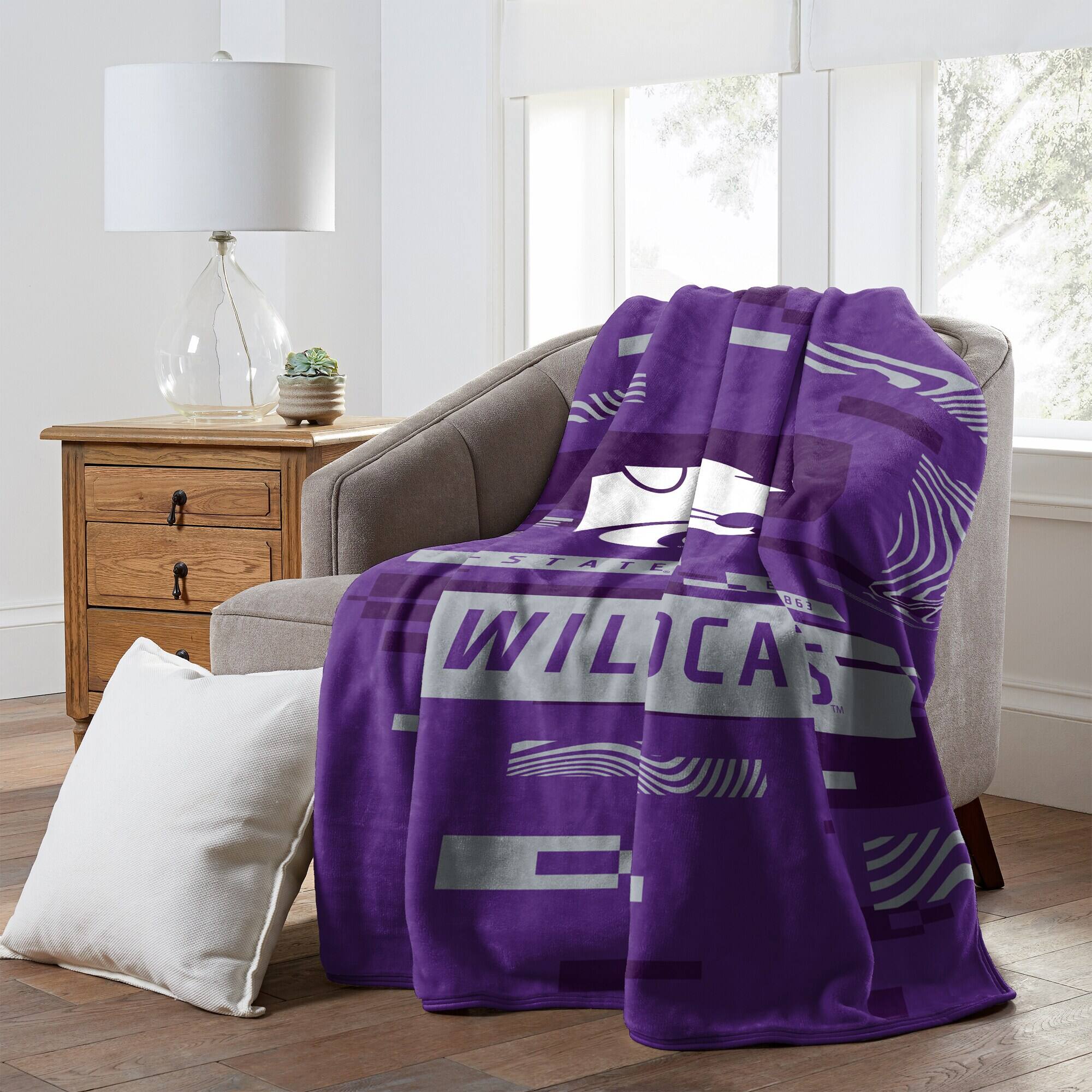 Northwest Kansas State Wildcats 50" x 60" Digitize Raschel Throw ...