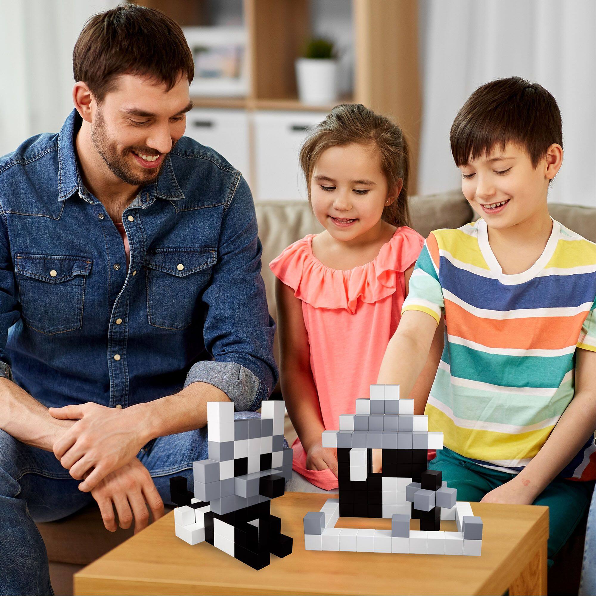 PicassoTiles PICASSO TILES Magnetic Puzzle Cube, 101PCS Construction ...