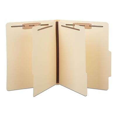 Staples Staples® Classification Folder, 2 Dividers, 2 1/2" Expansion ...