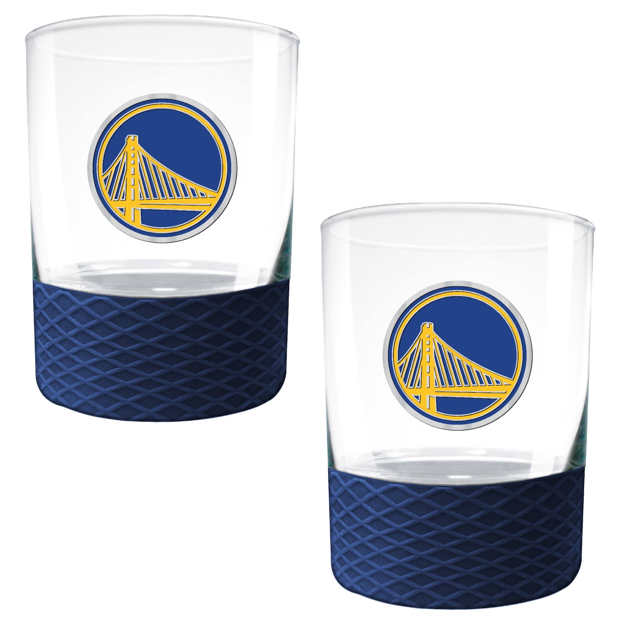 Great American Products Golden State Warriors 2 Pack 14oz. Rocks Glass ...