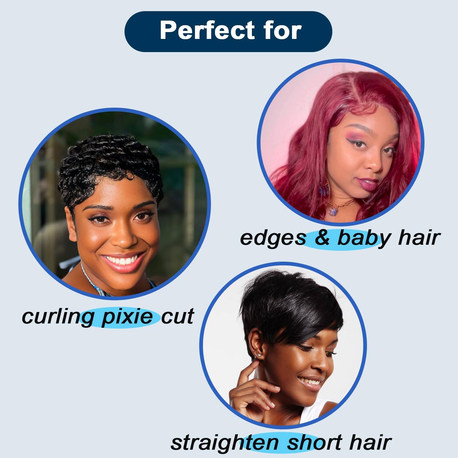 Reds Spade Small Pencil Flat Iron For Short Hair Pixie Cut Edges 5s ...