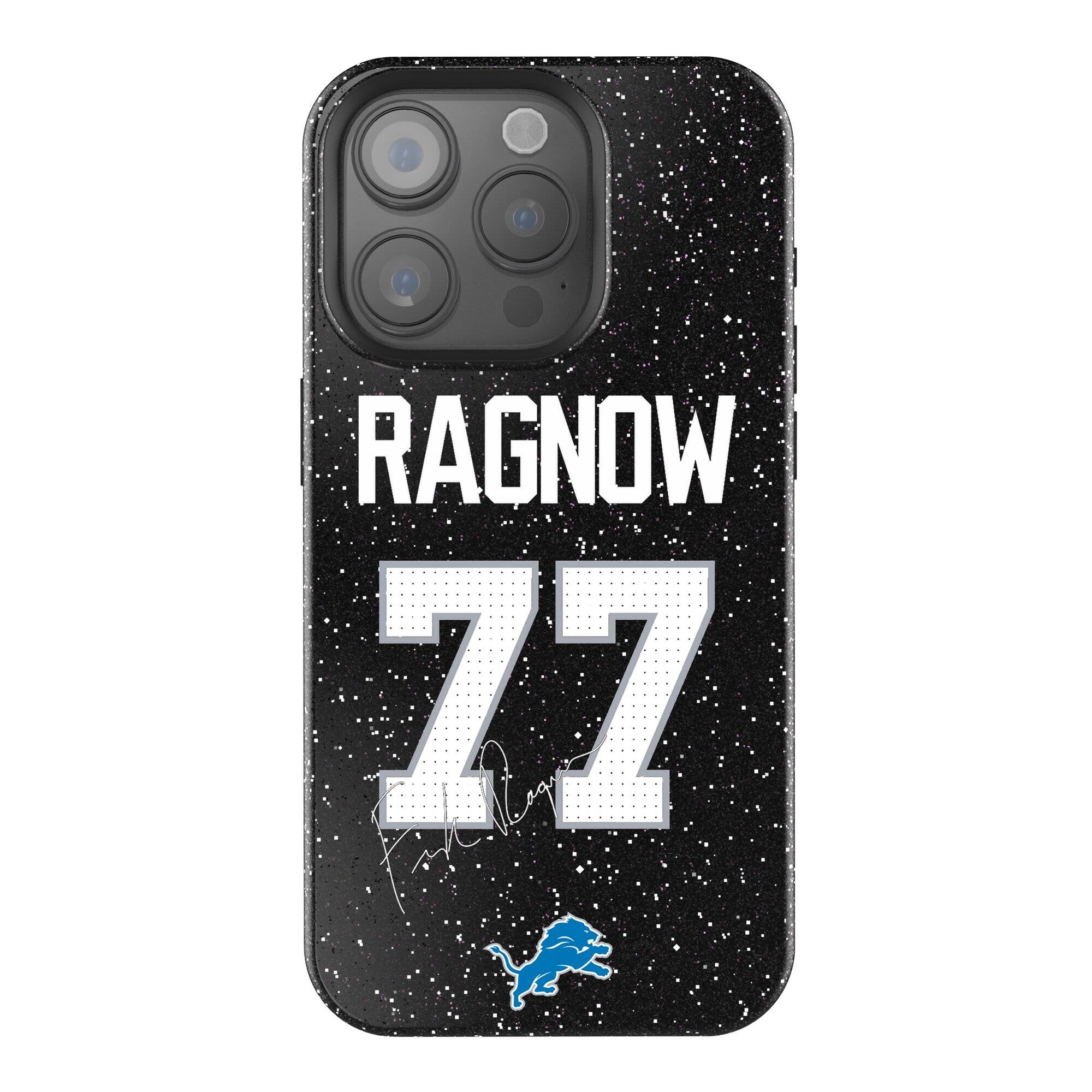 Keyscaper NFL Frank Ragnow Detroit Lions Bling iPhone Case 14 Black ...