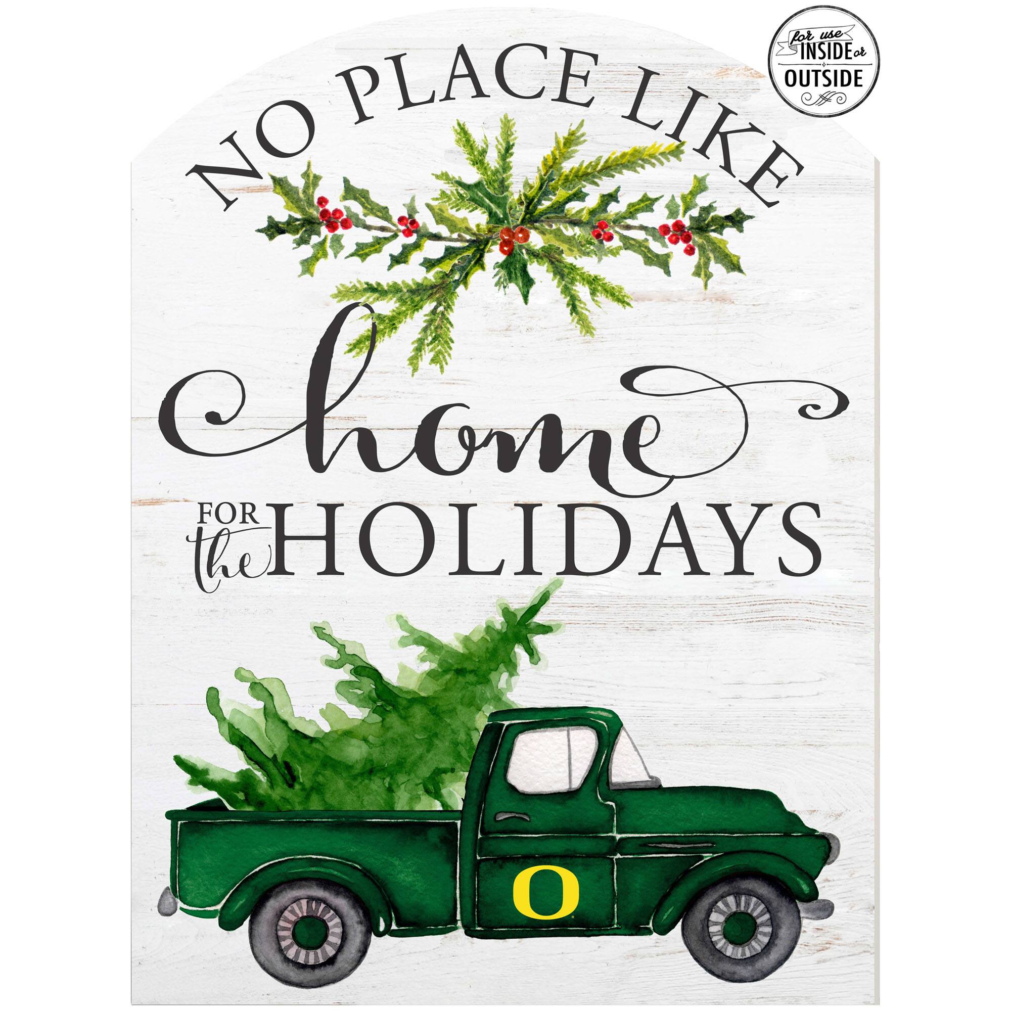 Jardine Oregon Ducks 16'' x 22'' Holiday Marquee Sign White 5173287 ...