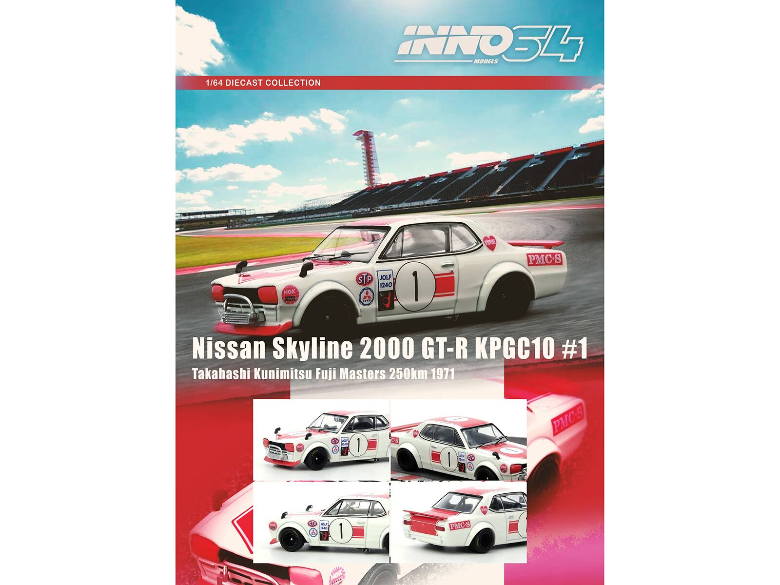 Inno Models Nissan Skyline 2000 GT R (KPGC10) #1 RHD (Right Hand Drive ...