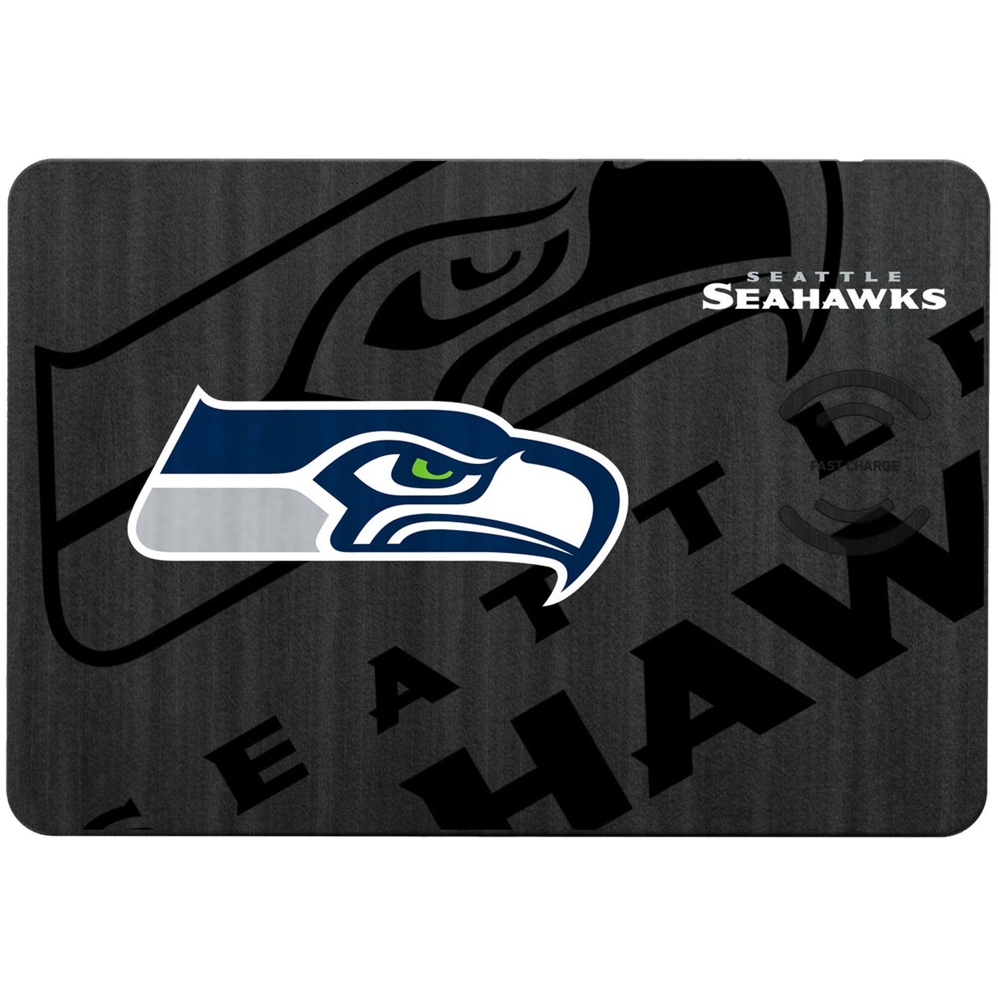 Keyscaper Seattle Seahawks Wireless Charger and Mouse Pad Multicolor ...