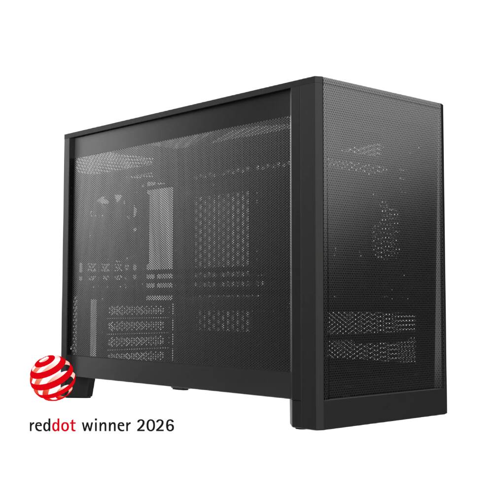 Montech TEN 22.7L Micro ATX PC Case, High Airflow Modular Mesh Chassis ...