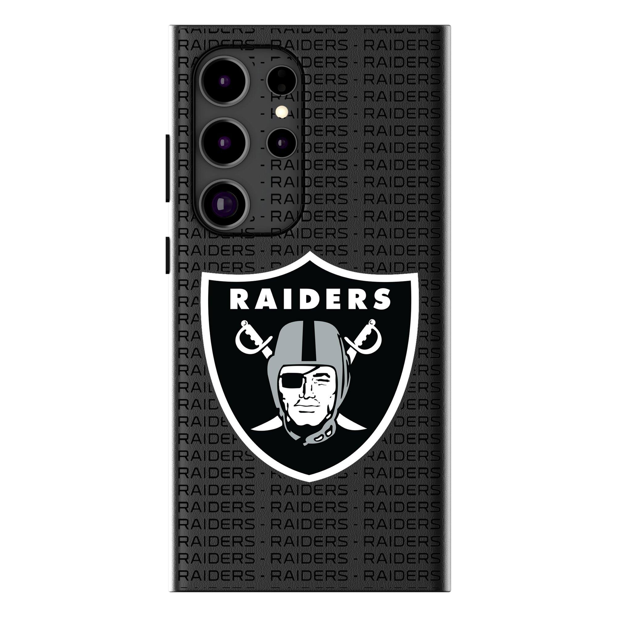 Keyscaper NFL Las Vegas Raiders Text Backdrop Galaxy Magnetic Bump Case ...