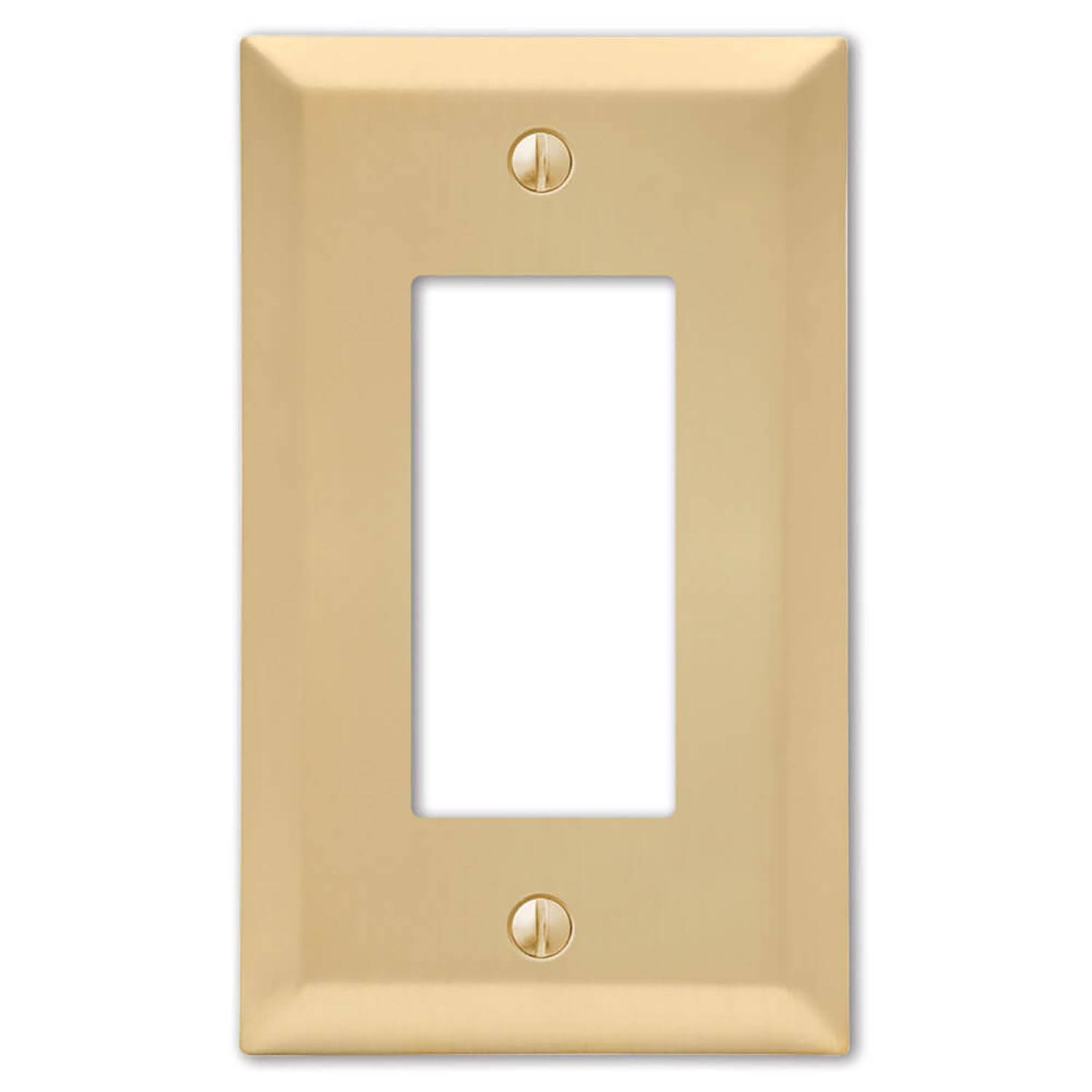 AMERELLE Century Satin 1 gang Stamped Steel Decorator Wall Plate 1 pk ...