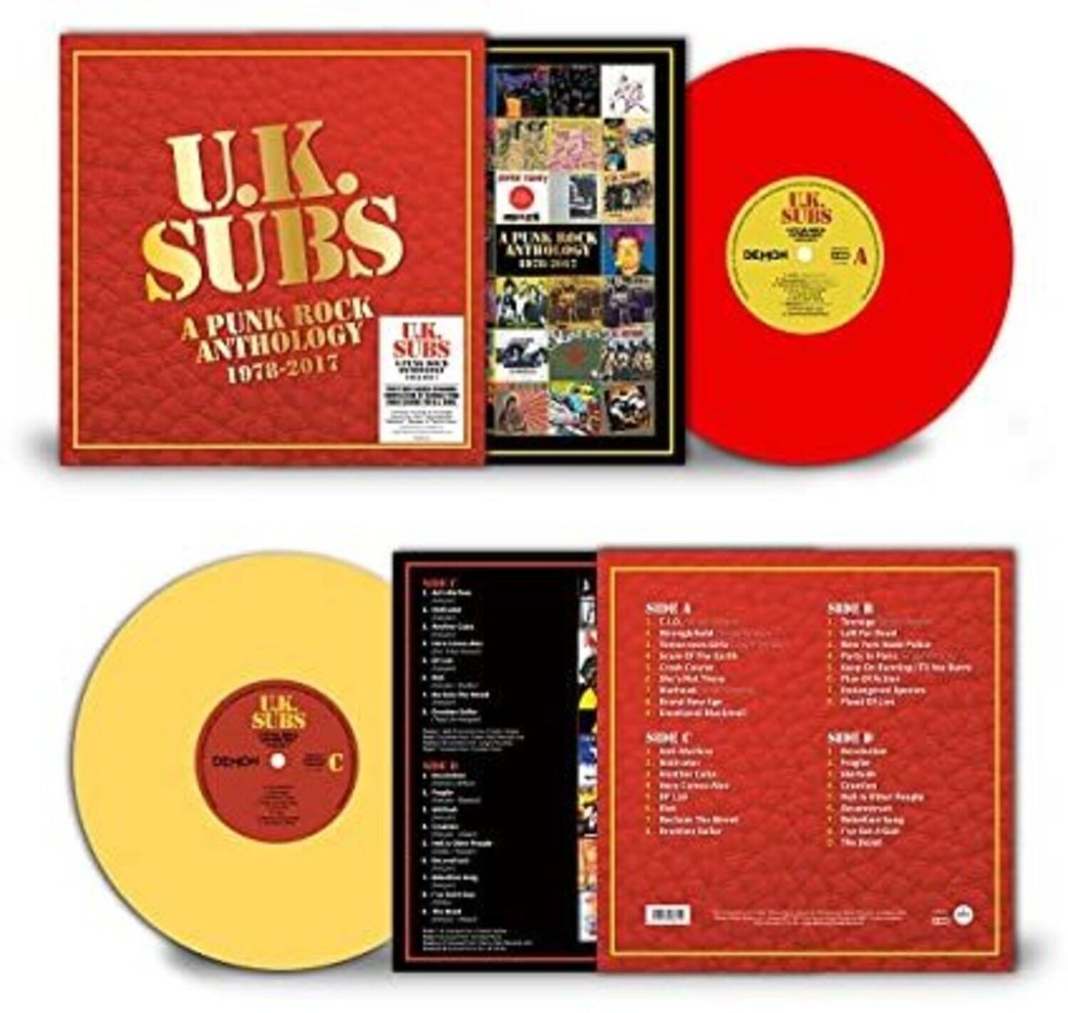 UK Subs Punk Rock Anthology 1978 2017 VINYL LP - Best Buy