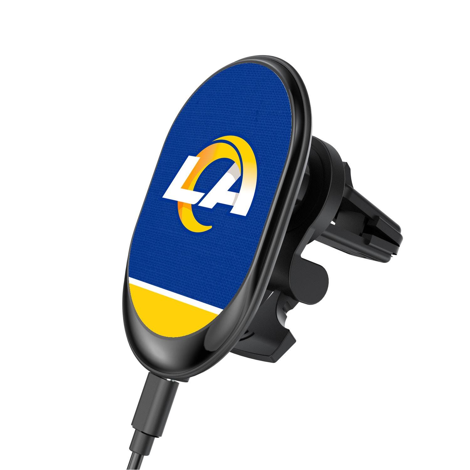 Keyscaper Los Angeles Rams Wireless Magnetic Car Charger Multicolor ...