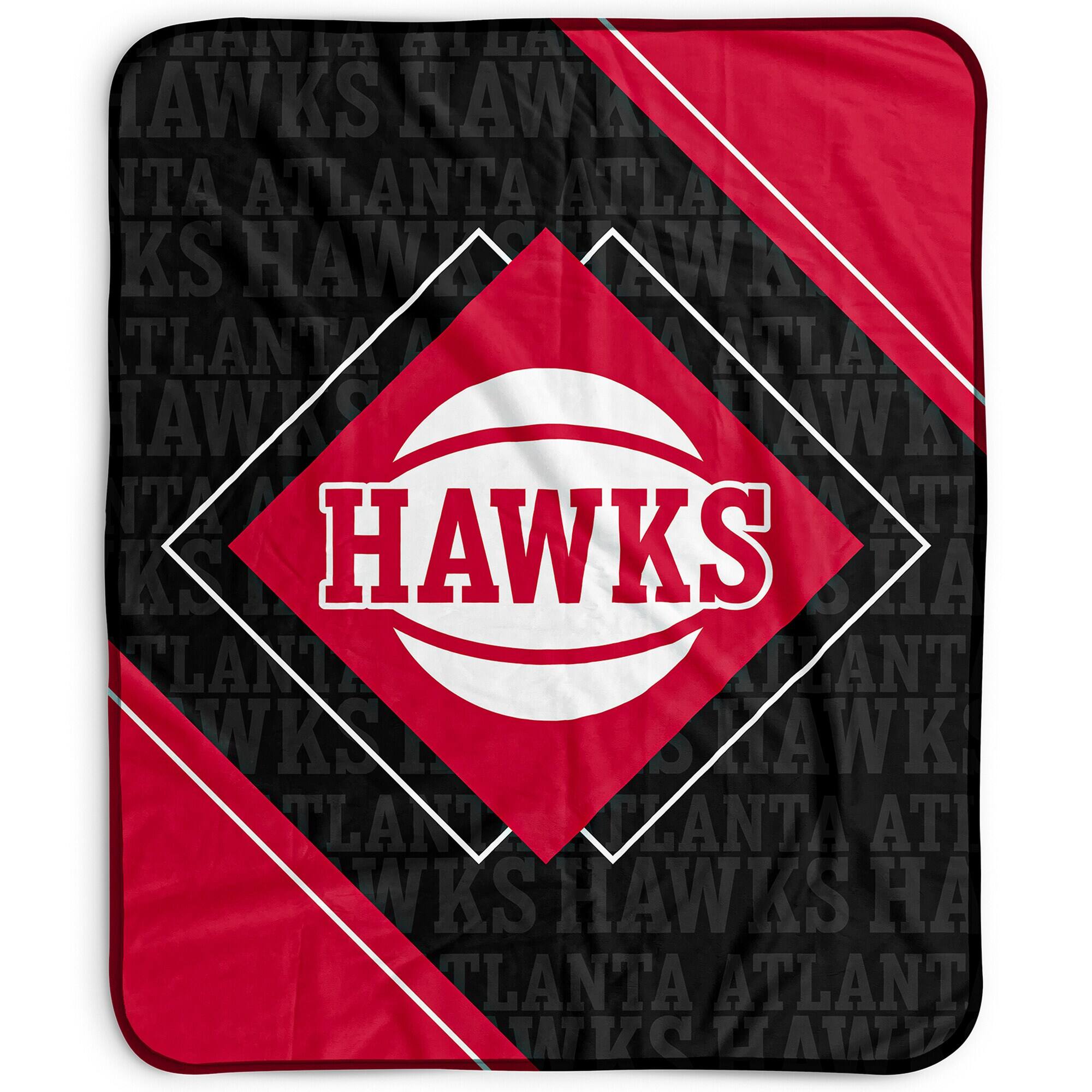 Pegasus Atlanta Hawks 50" x 60" Diamond Logo Fleece Blanket Multicolor ...