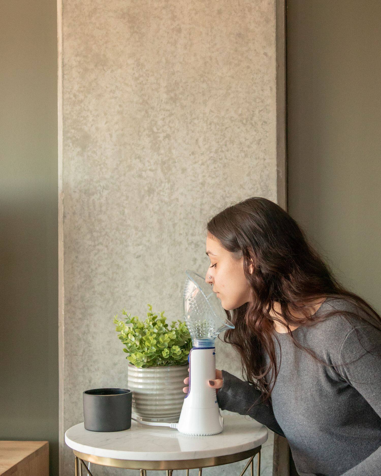 CRANE HALLS® Corded Steam Inhaler White EE-5955H - Best Buy