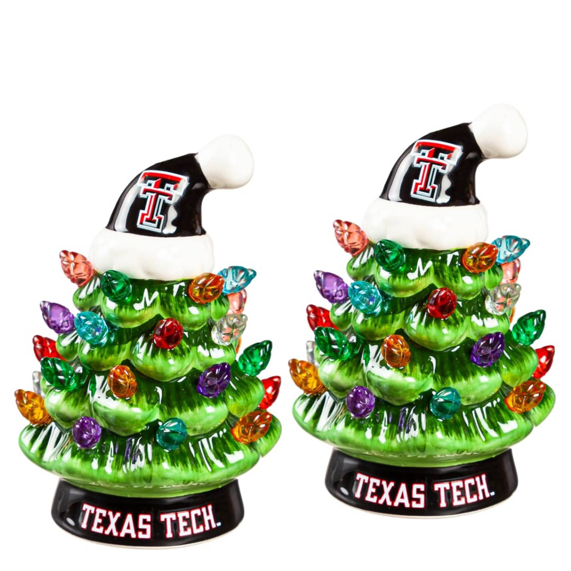 Evergreen Enterprises Texas Tech Red Raiders 2 Pack 4" Ceramic LED ...