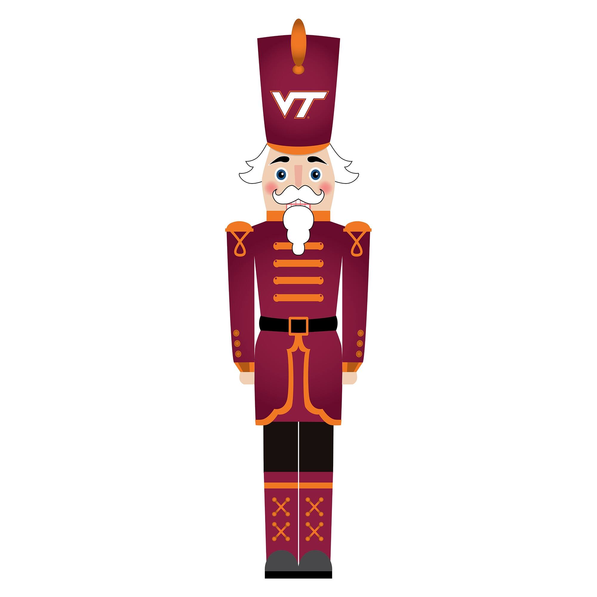 Fan Creations Virginia Tech Hokies 46" Nutcracker Leaner Multicolor ...