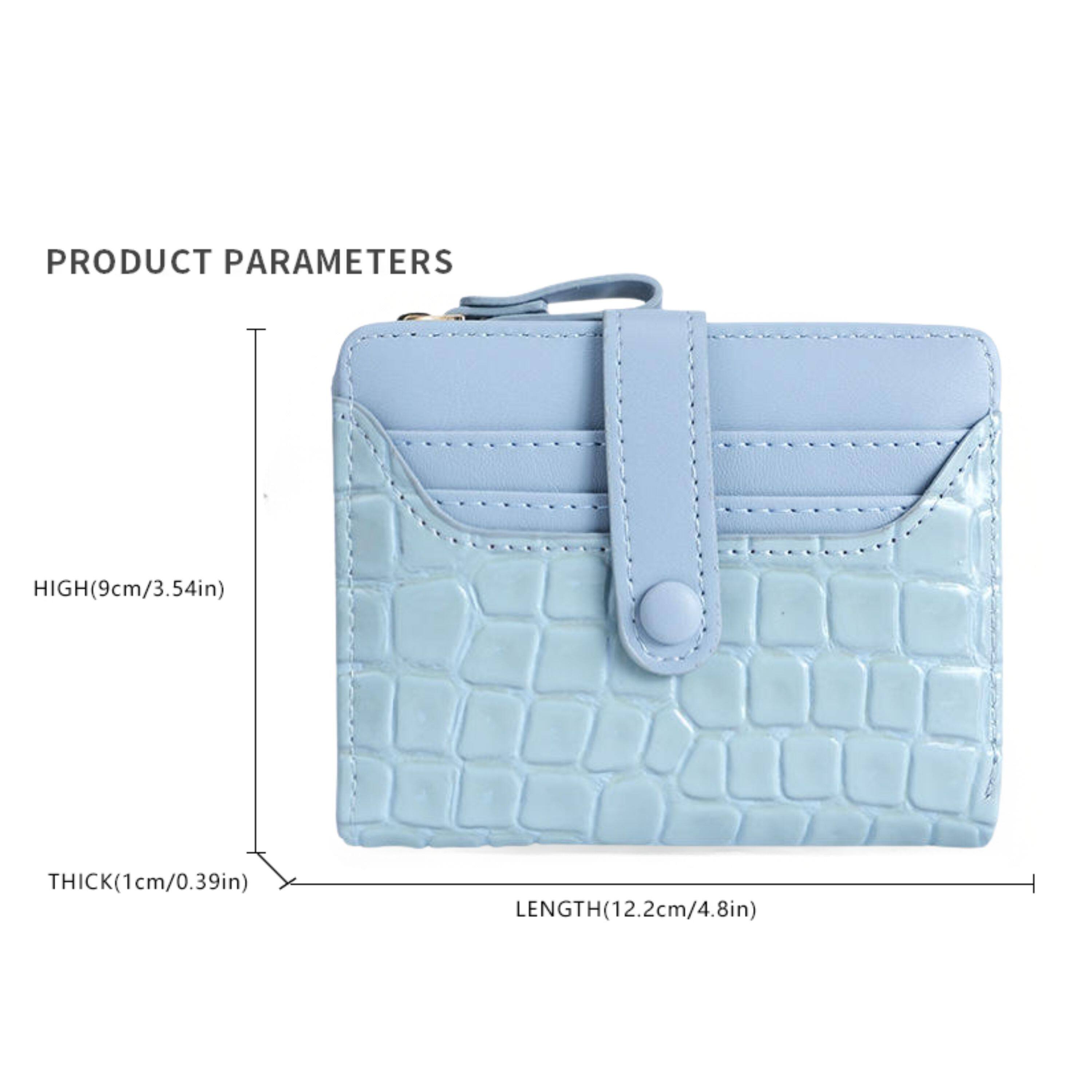 Kitcheniva Women's Crocodile Print Clutch Wallet Blue M0232 - Best Buy