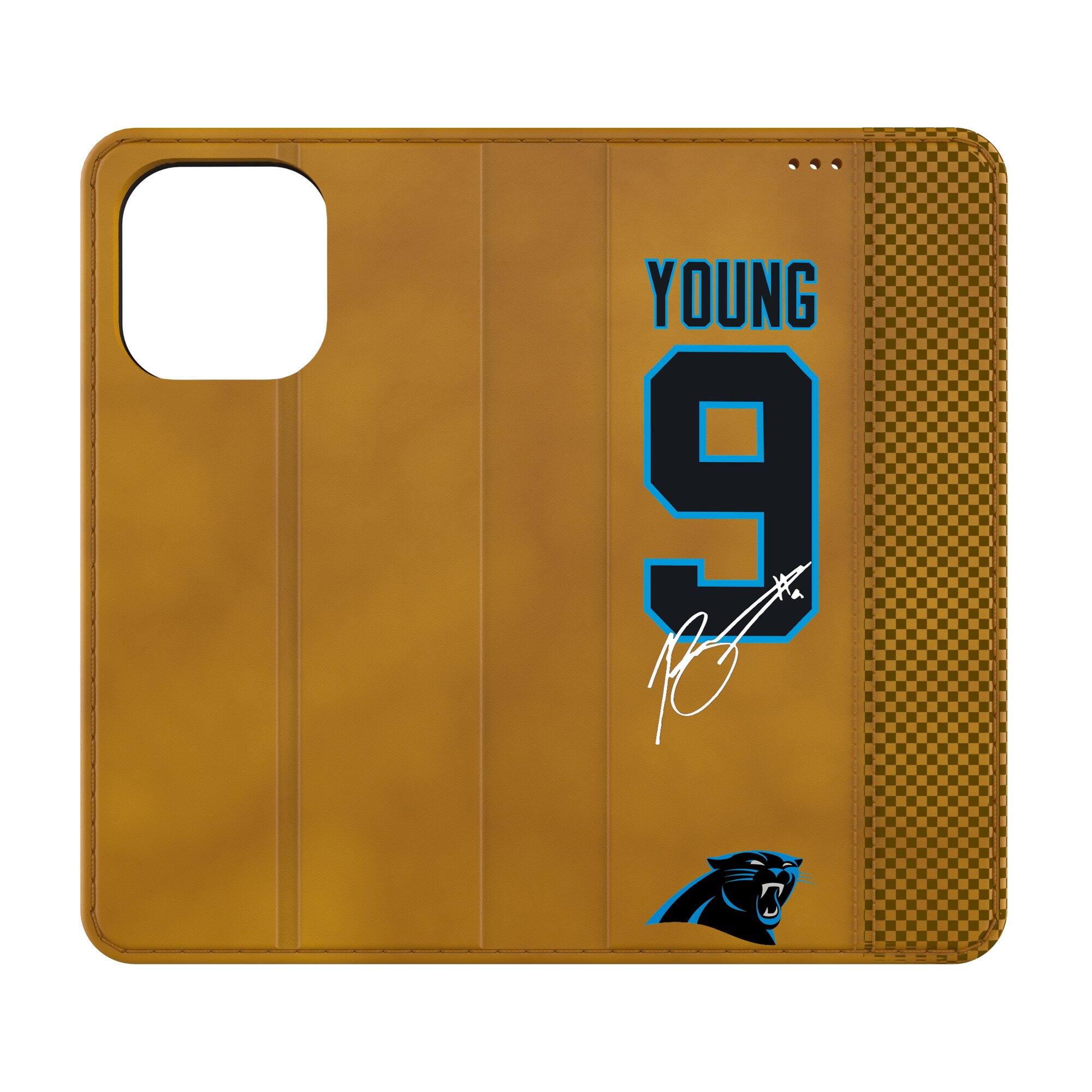 Keyscaper NFL Bryce Young Carolina Panthers Folio iPhone Case 13 Pro ...