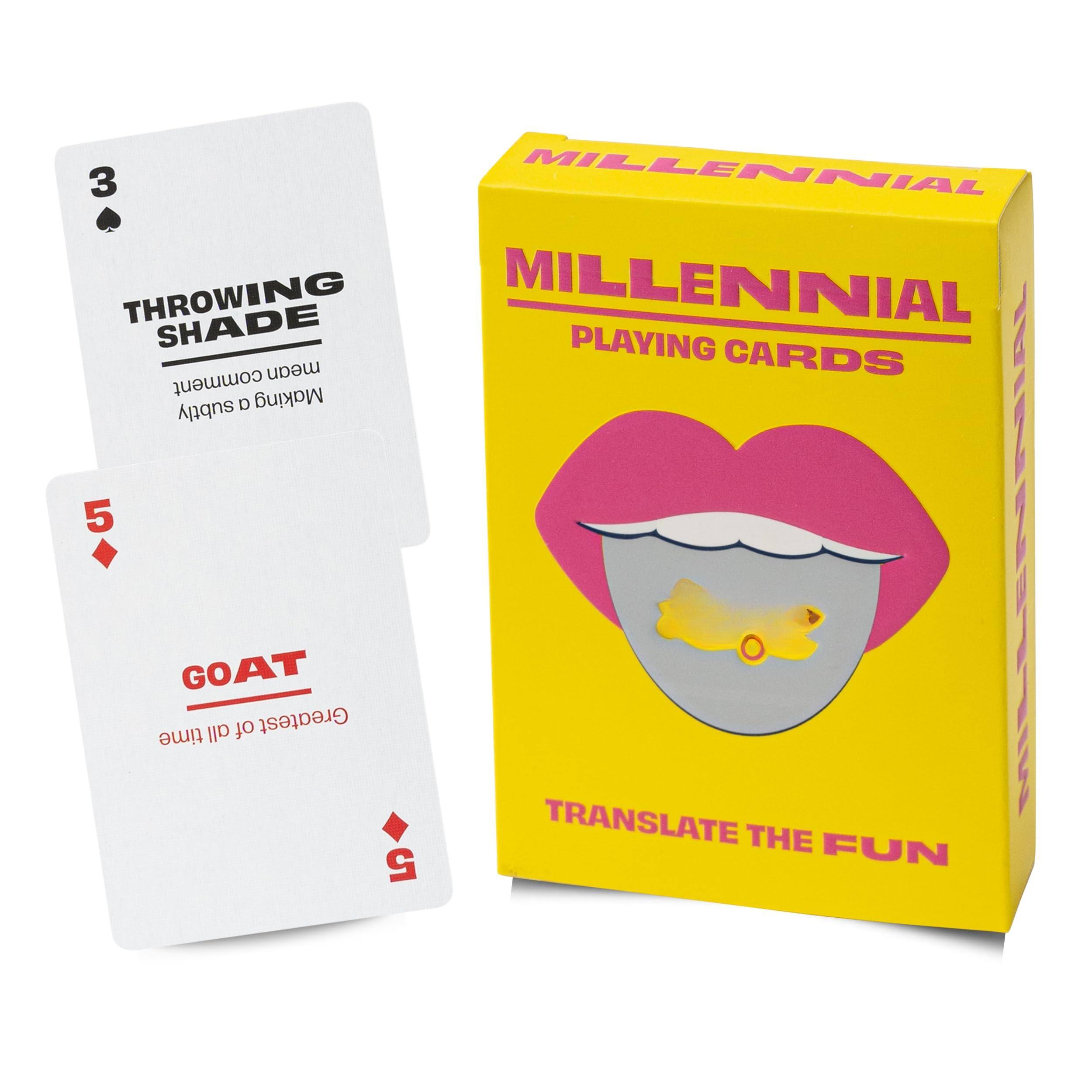 EZTW1 Millennial Playing Travel Flashcards Learn Slang Vocabulary In A ...