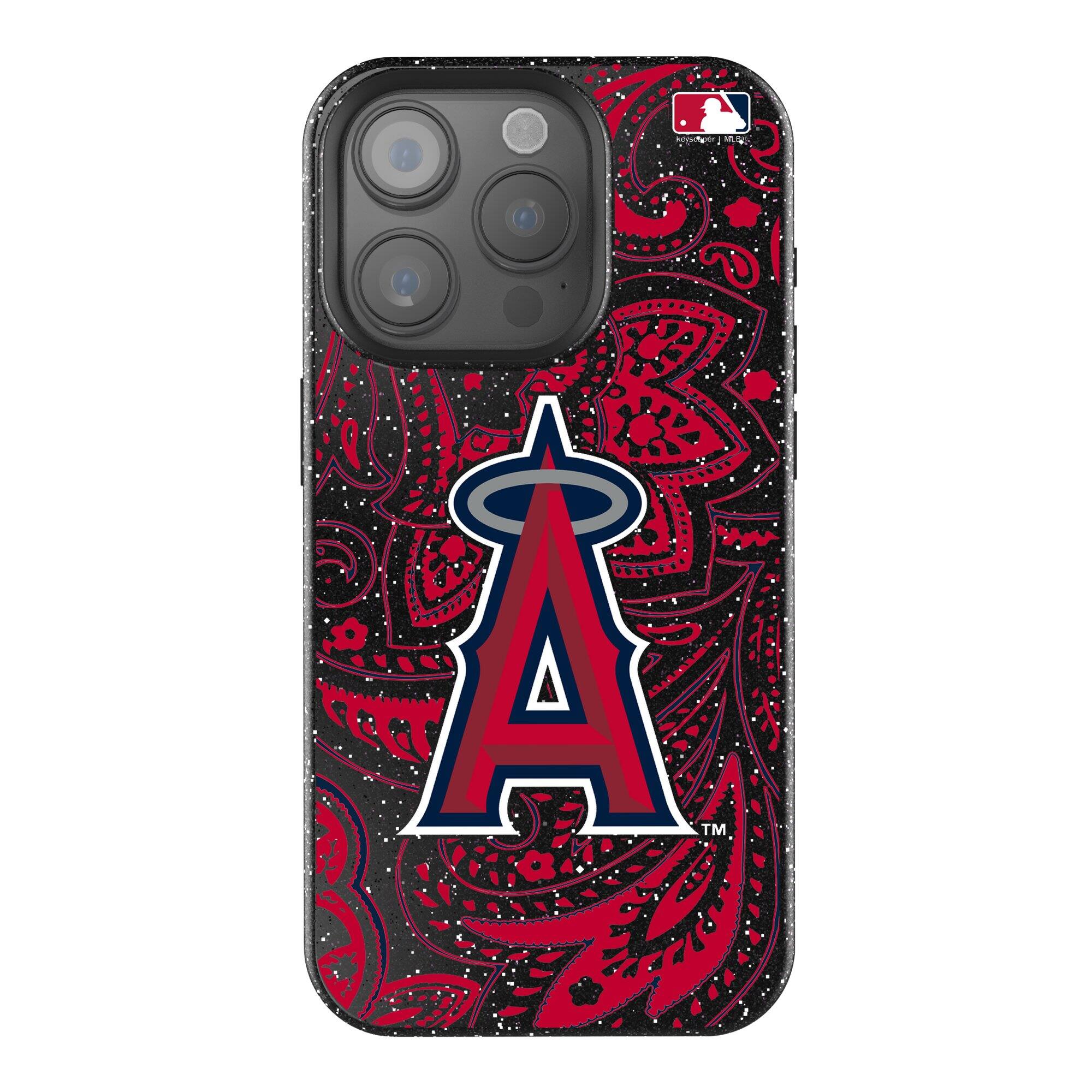 Keyscaper MLB Los Angeles Angels Paisley Bling iPhone Case 16 Plus ...