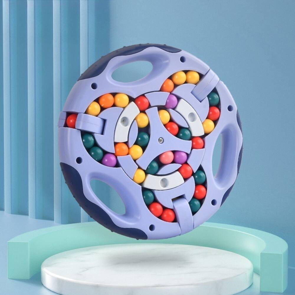 Auledio Magical Bean Puzzle Toy, Rotating Magical Bean Fidget Spinner ...