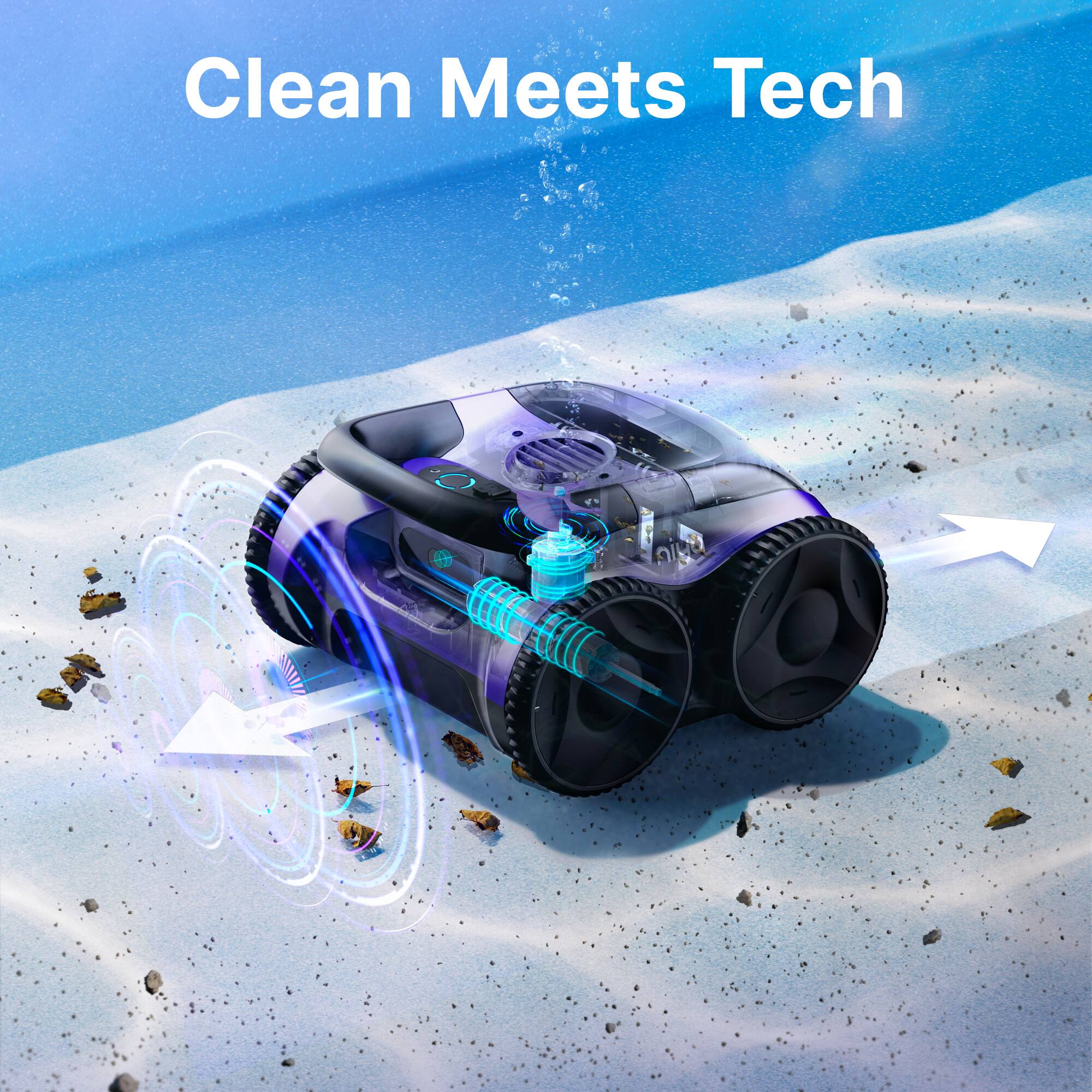 Niya Sonar 20 Cordless Robotic Pool Vacuum Cleaner from the Creators of ...