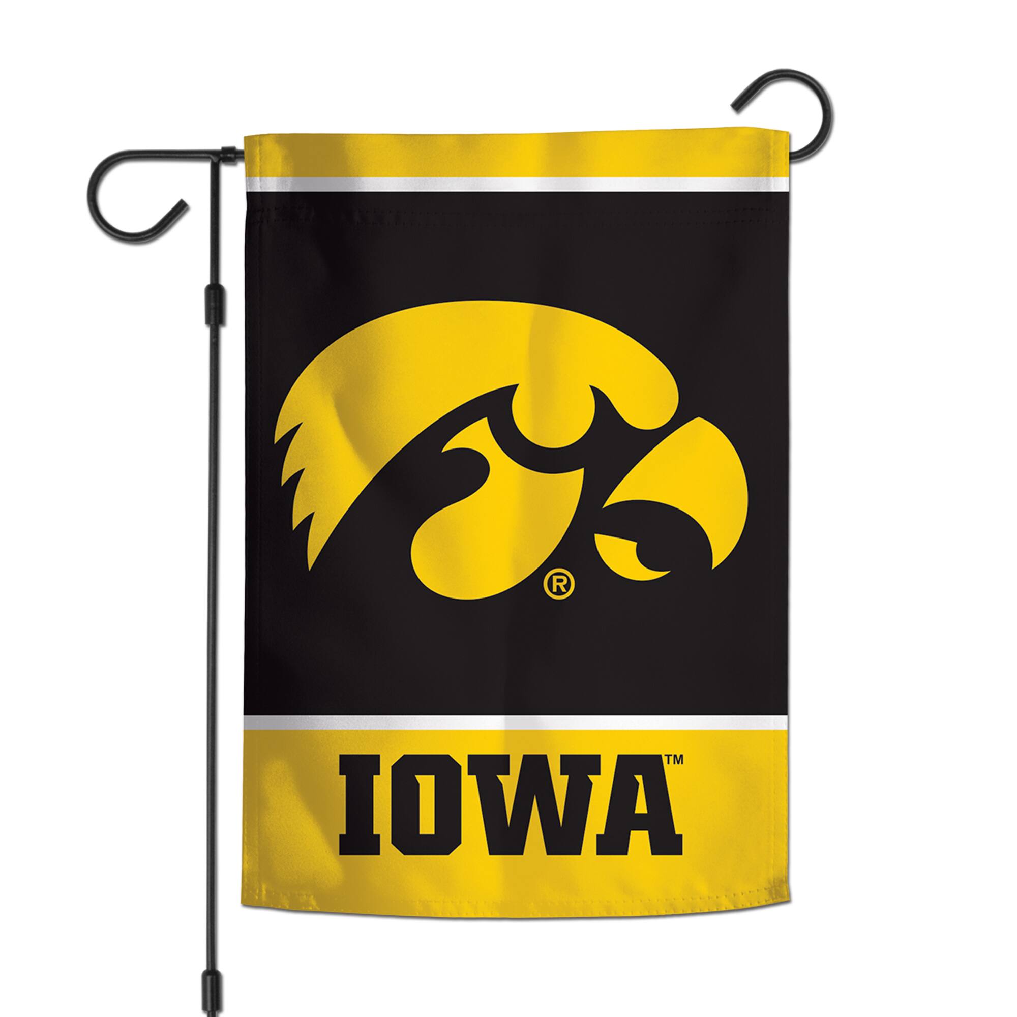 WinCraft Iowa Hawkeyes 12" x 18" Double Sided Garden Flag Multicolor ...