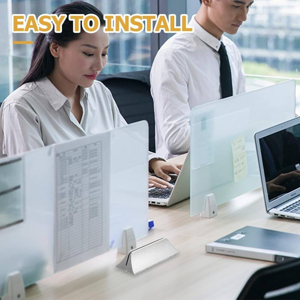 PARKER SLATER 10Pcs Adjustable Desk Partition Bracket Clip, Plastic ...