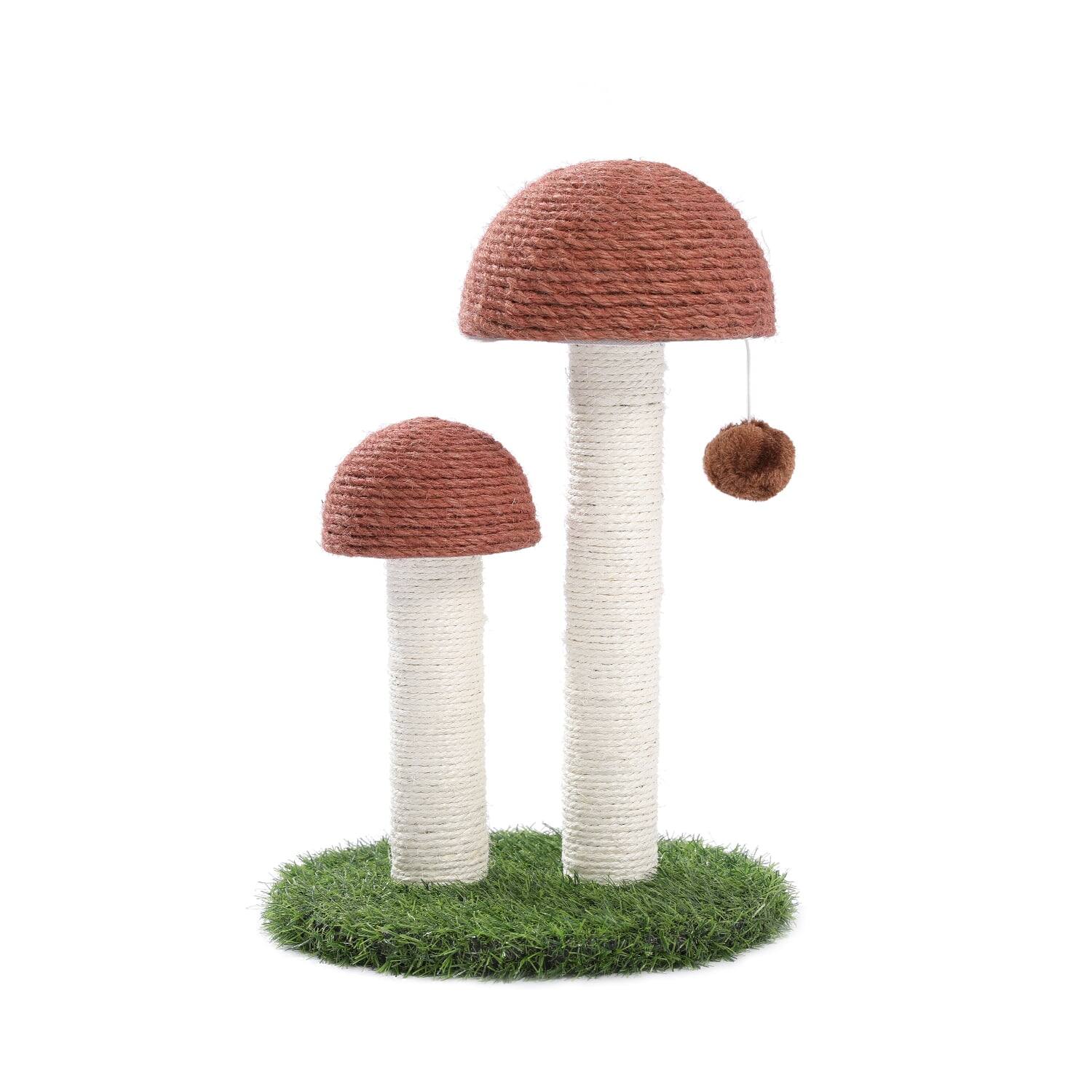 Alt View 6. Pefilos - 18" Cat Scratching Post, Mushroom Tall Cat ...