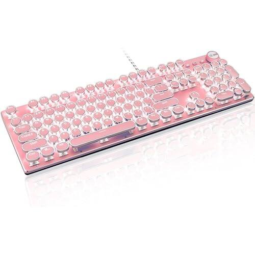 Reds Spade - Typewriter Style Retro Wired Mechanical Gaming Vintage ...