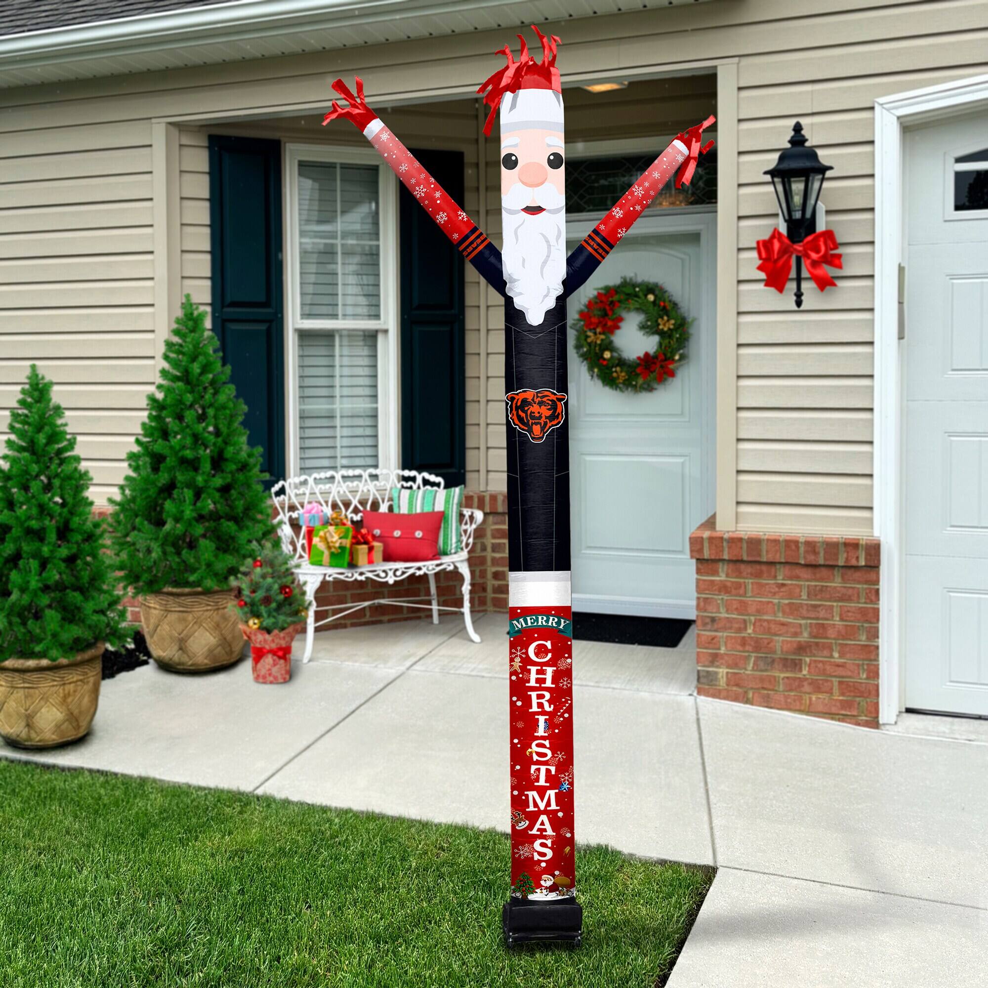 Sporticulture Chicago Bears Santa Claus Inflatable Crazy Sports Fan ...