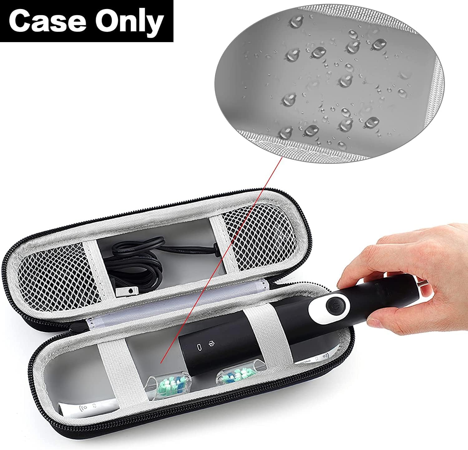 Auledio One Piece Toothbrush Travel Case for Rechargeable Electric ...