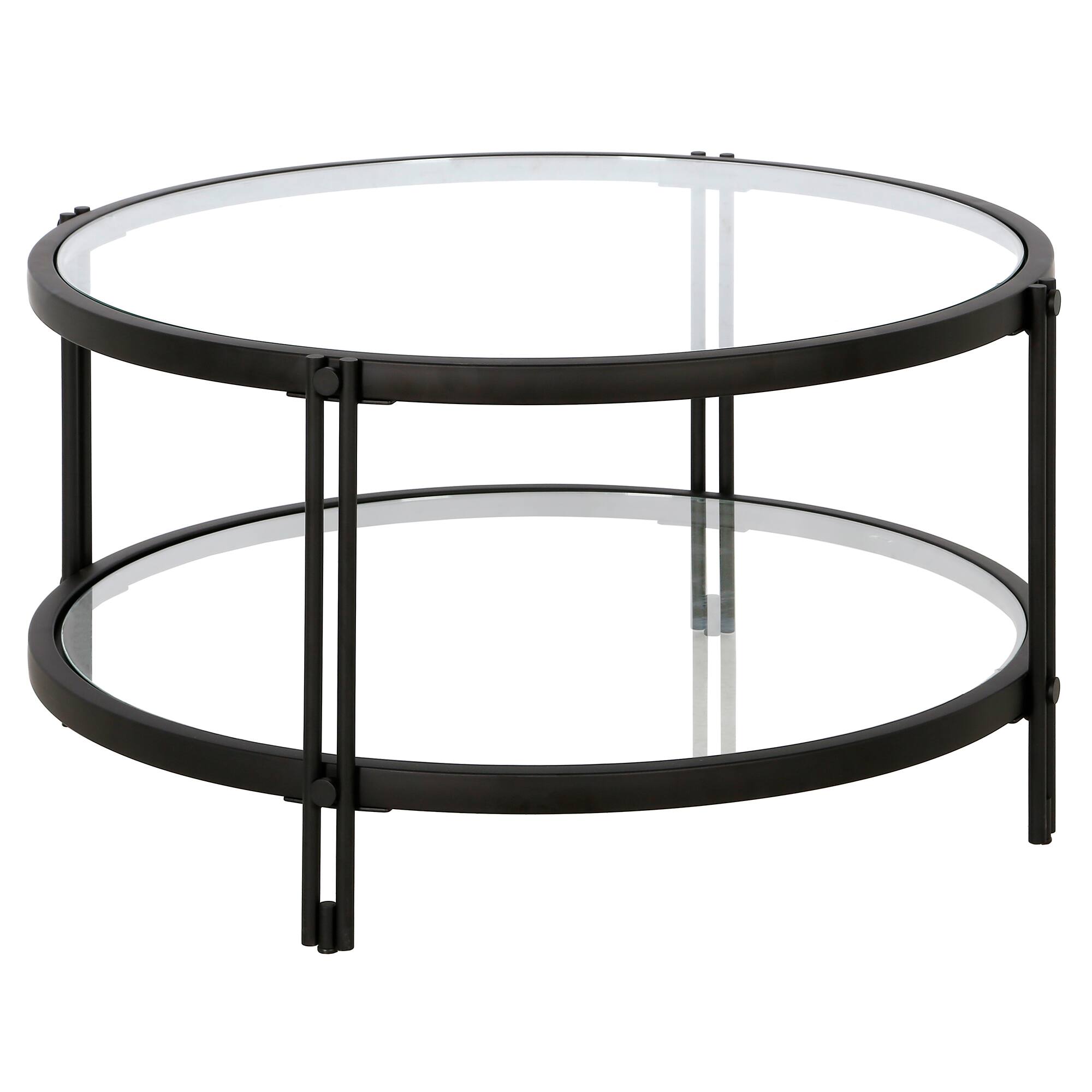 Best Buy: Camden&Wells Inez Round Coffee Table Blackened Bronze CT1520