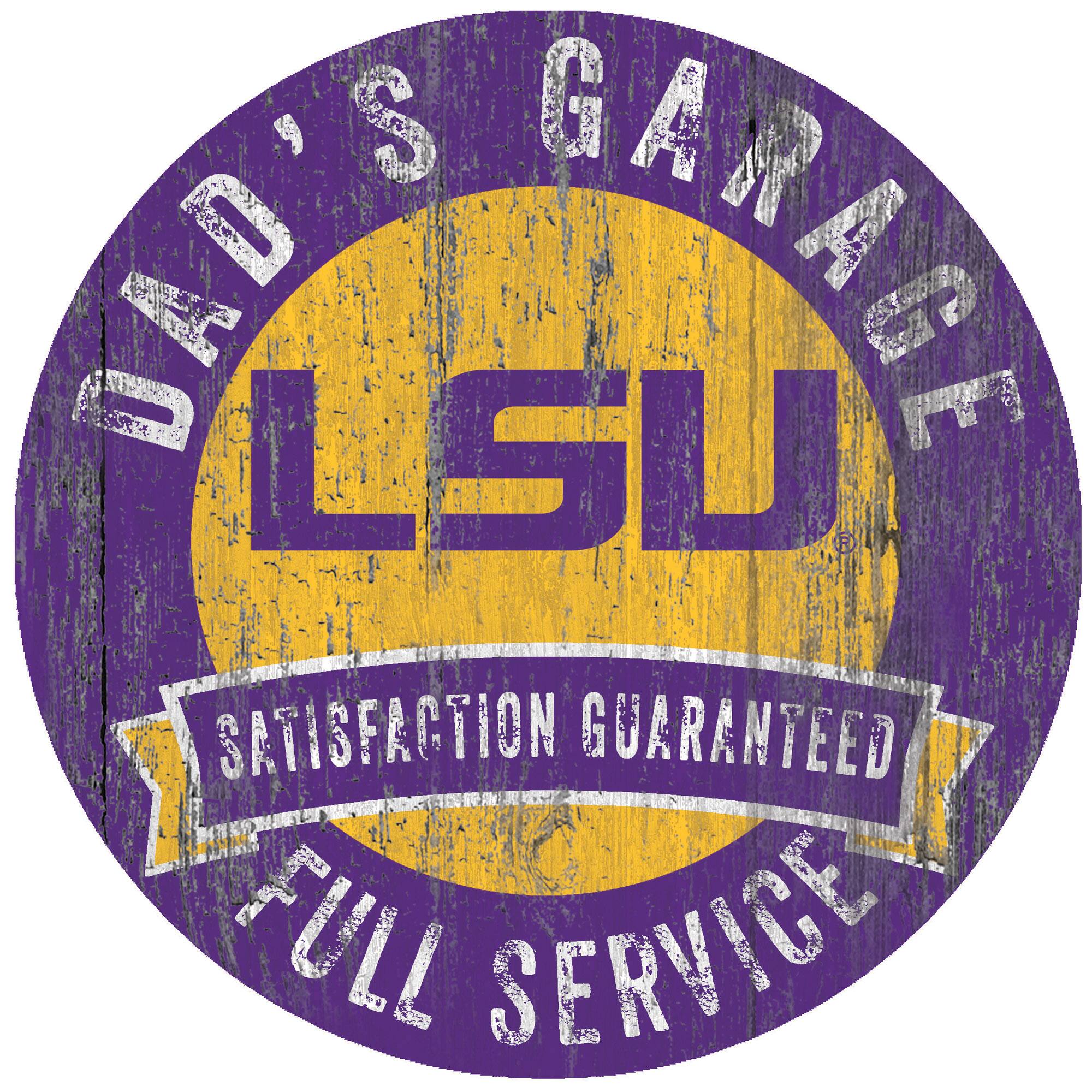 Garage Fan Creations - LSU Tigers 12" x 12" Dad's Sign - Multicolor - buy painting: prices ...