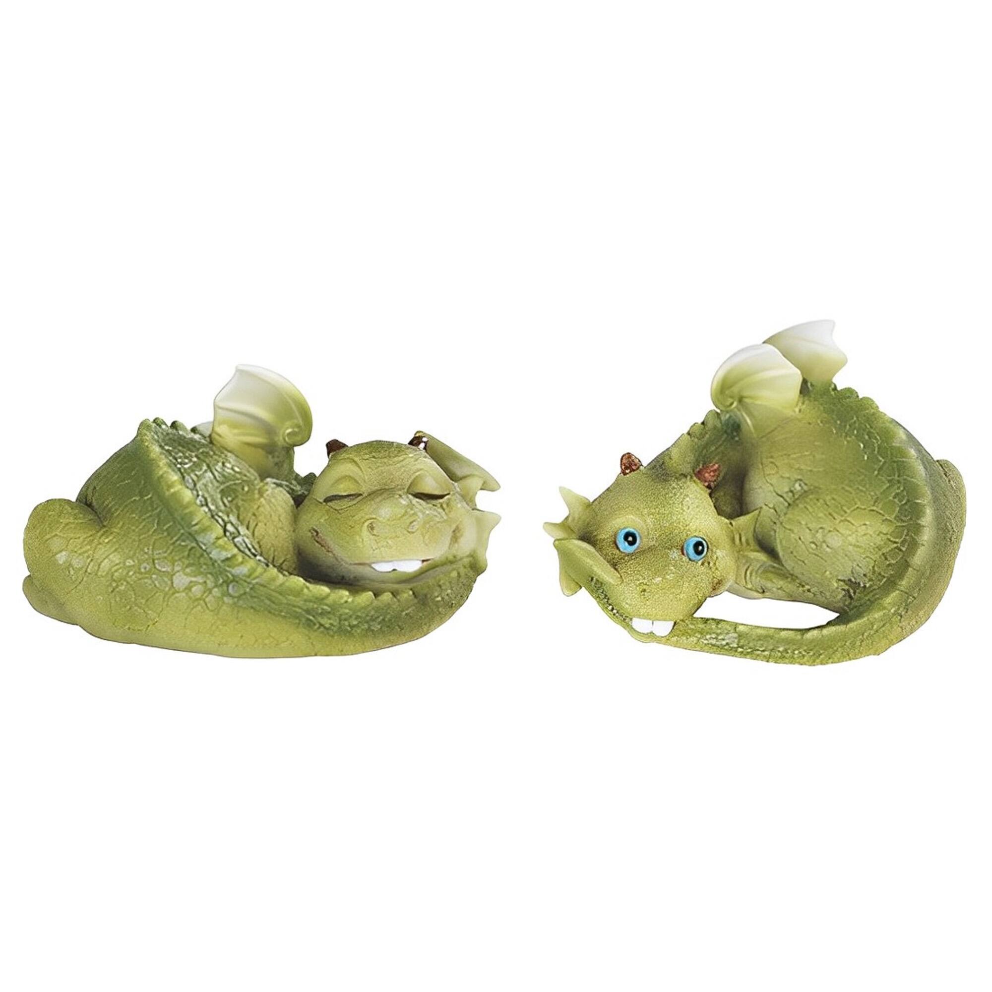 FC Design 2 PC Cute Dragon Baby Resting Figurine Set 3.5"W Office ...