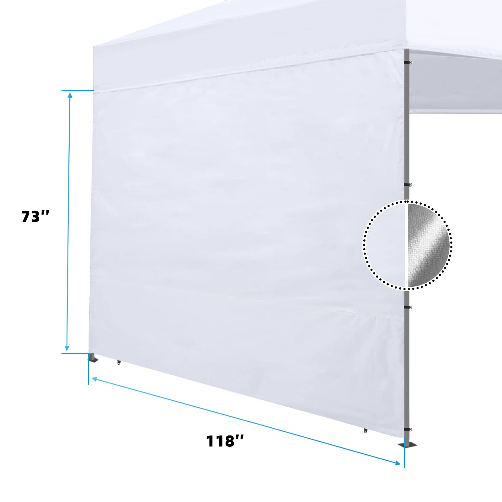 Paradigms Interiors Instant Sunwall For Pop Up Walls Outdoor Canopies ...